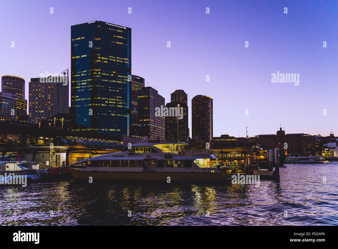 SYDNEY, AUSTRALIA - December 30th, 2014: detail of Circular Quay ...