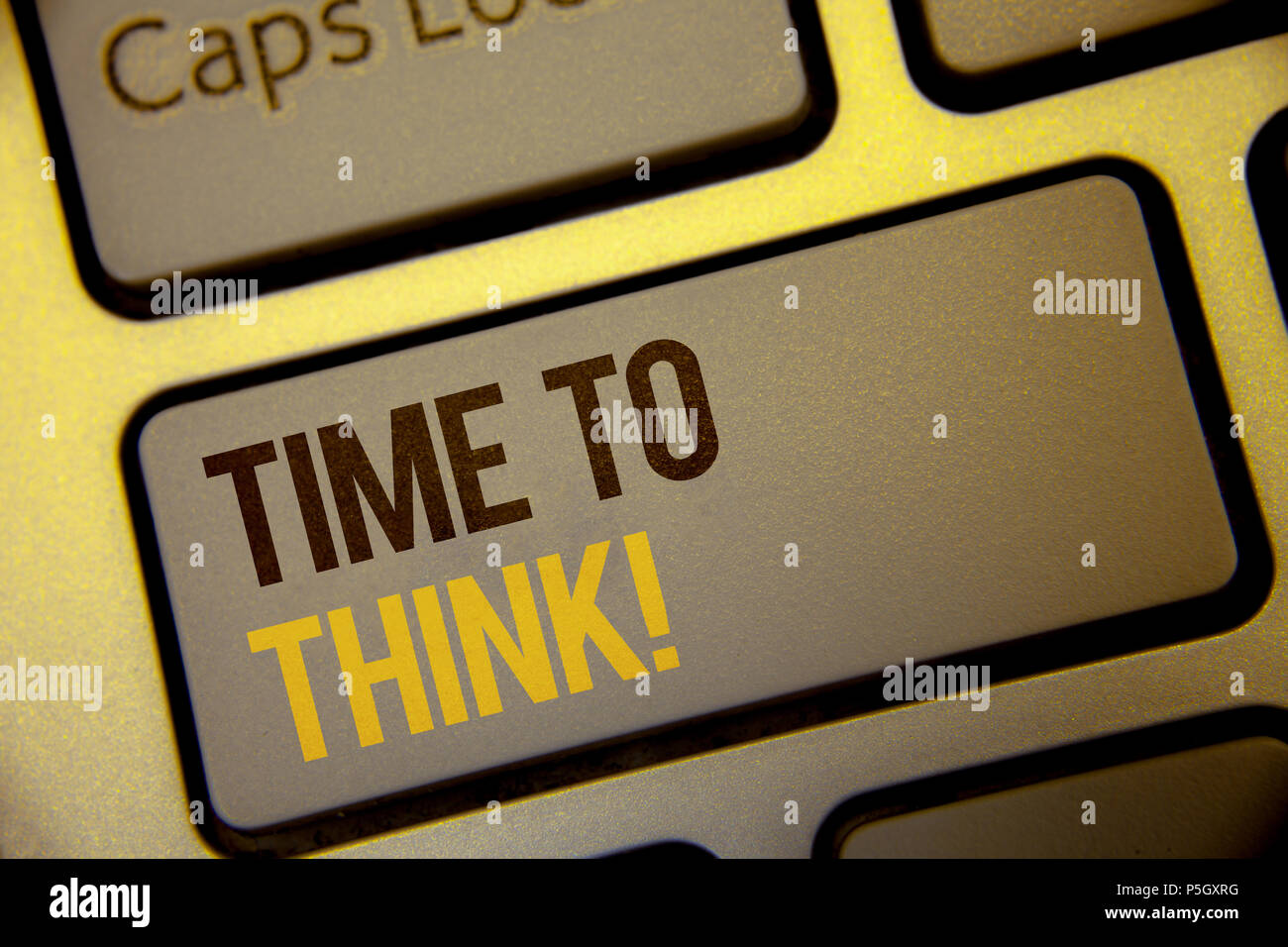 Handwriting text Time To Think Motivational Call. Concept meaning ...