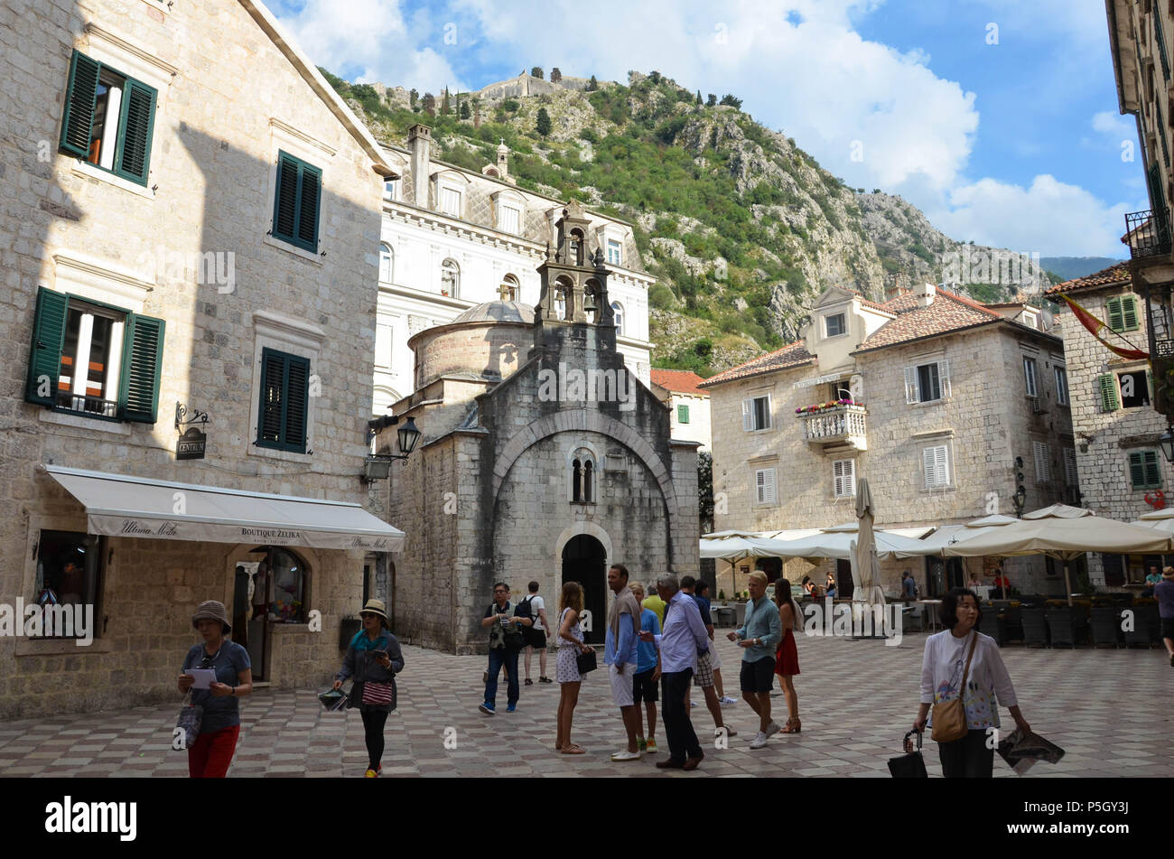 Church of the Holy Spirit, Old Town, Kotor, Bay of Kotor, Montenegro ...