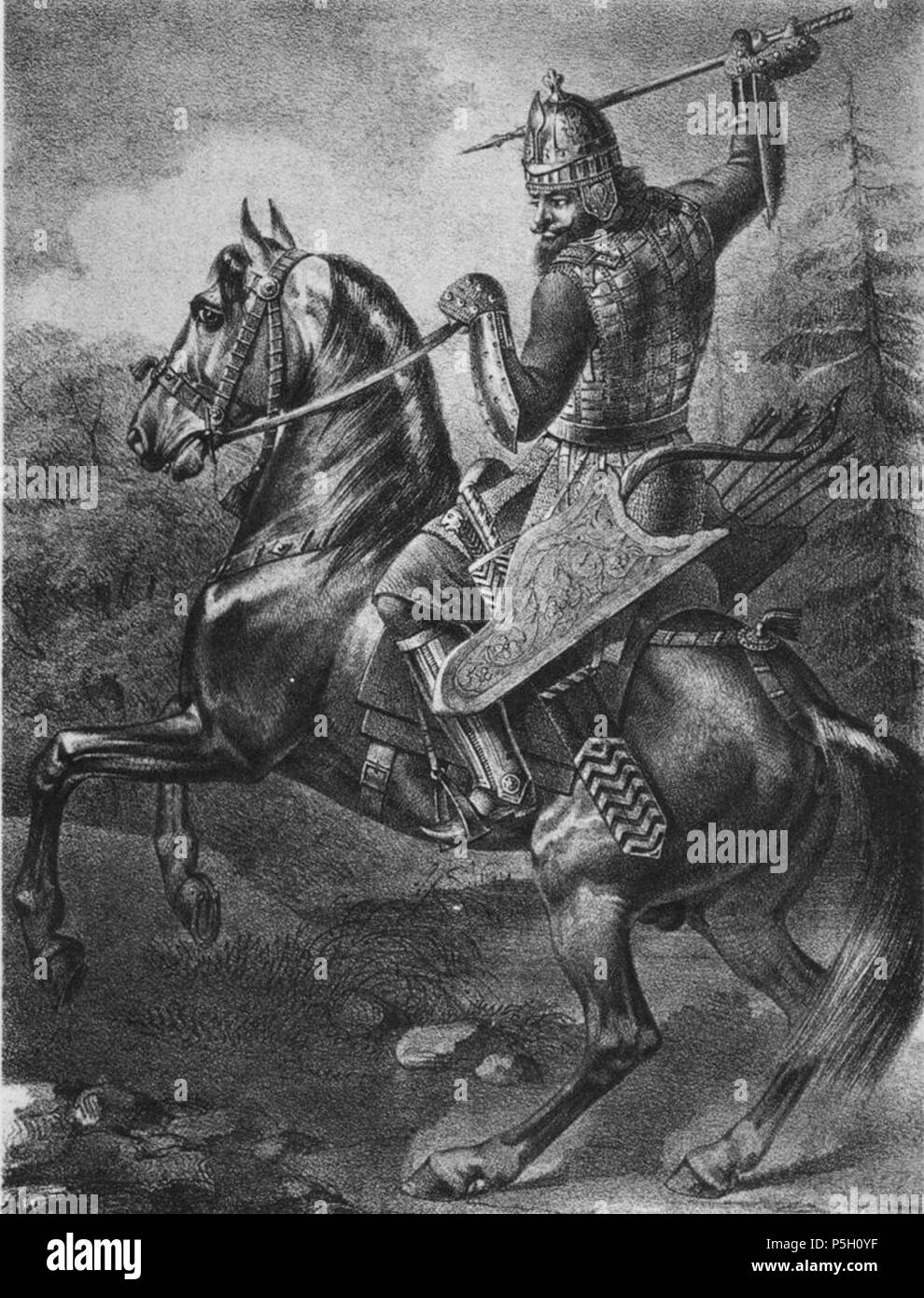 Rider troops Black and White Stock Photos & Images - Alamy