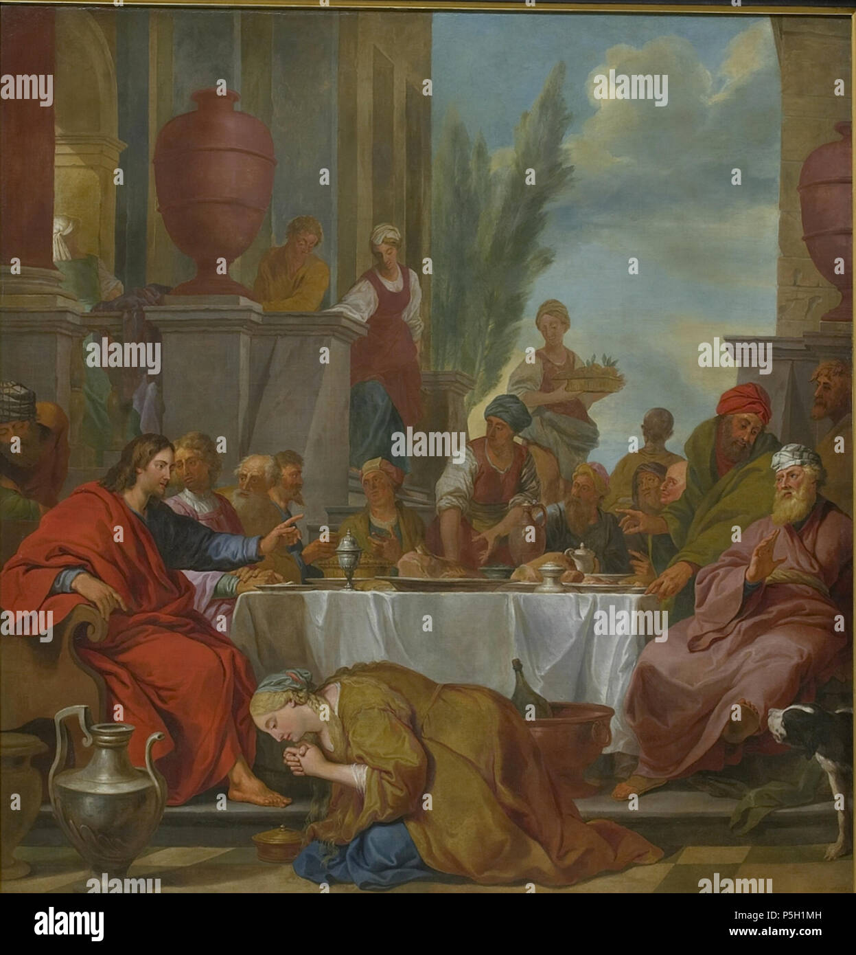 English: Feast of Simon the Pharisee between 1716 and 1730. N/A 12 Jan ...