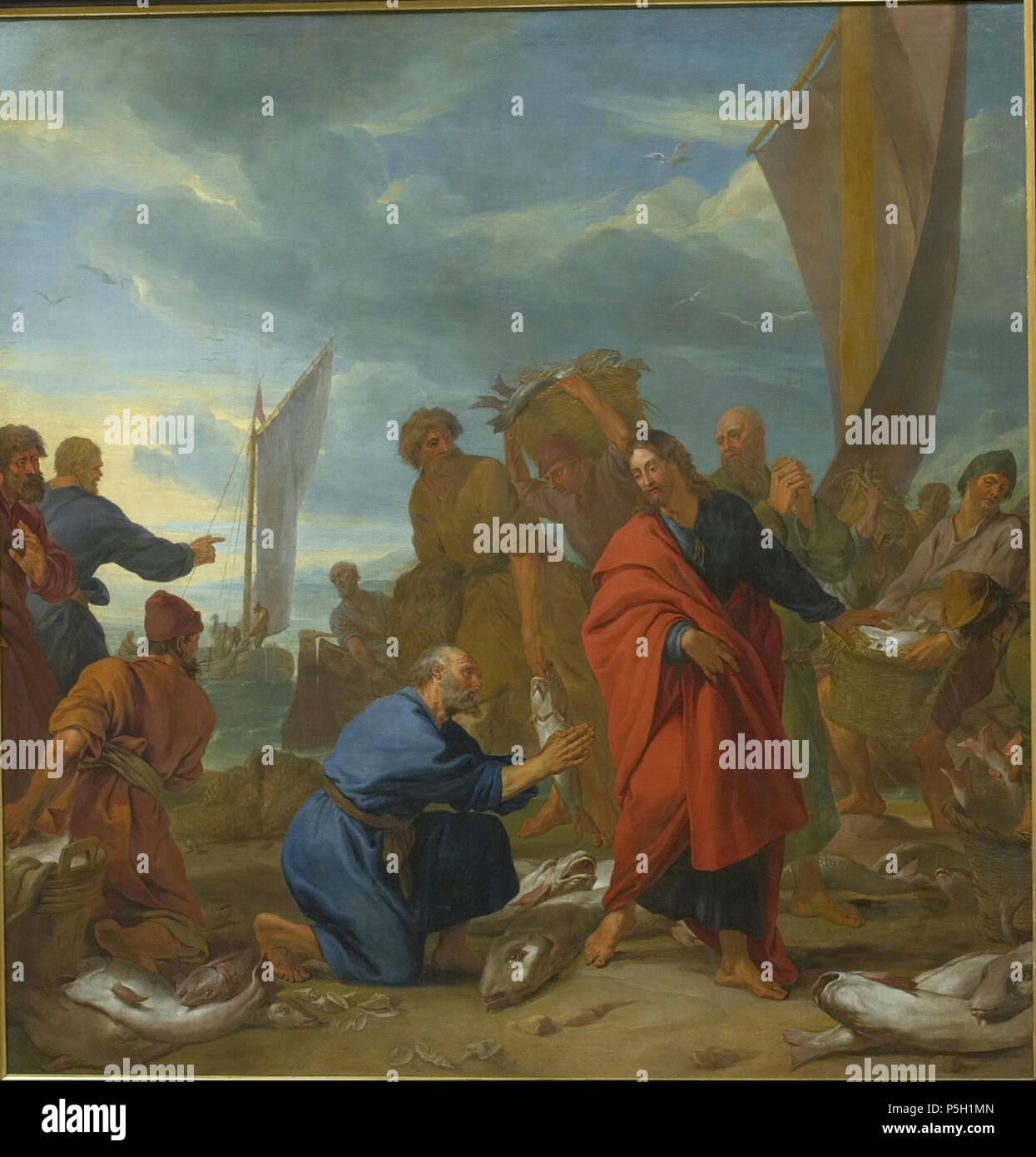 Miraculous catch of fish hi-res stock photography and images - Alamy