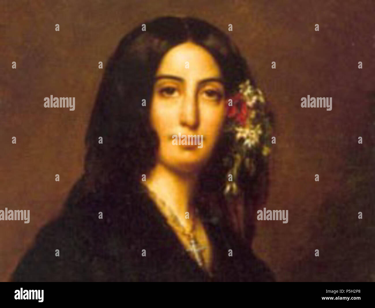 N/A. Portrait of George Sand (detail) . 1838. N/A 15 1264 809 Haupt ...