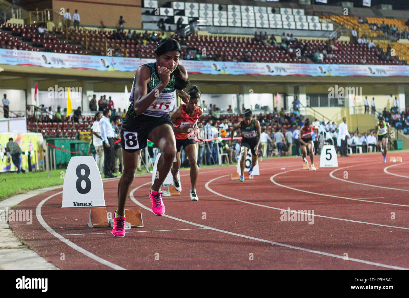 Guwahati, India. 26th June, 2018. Athletes participated the 58th ...