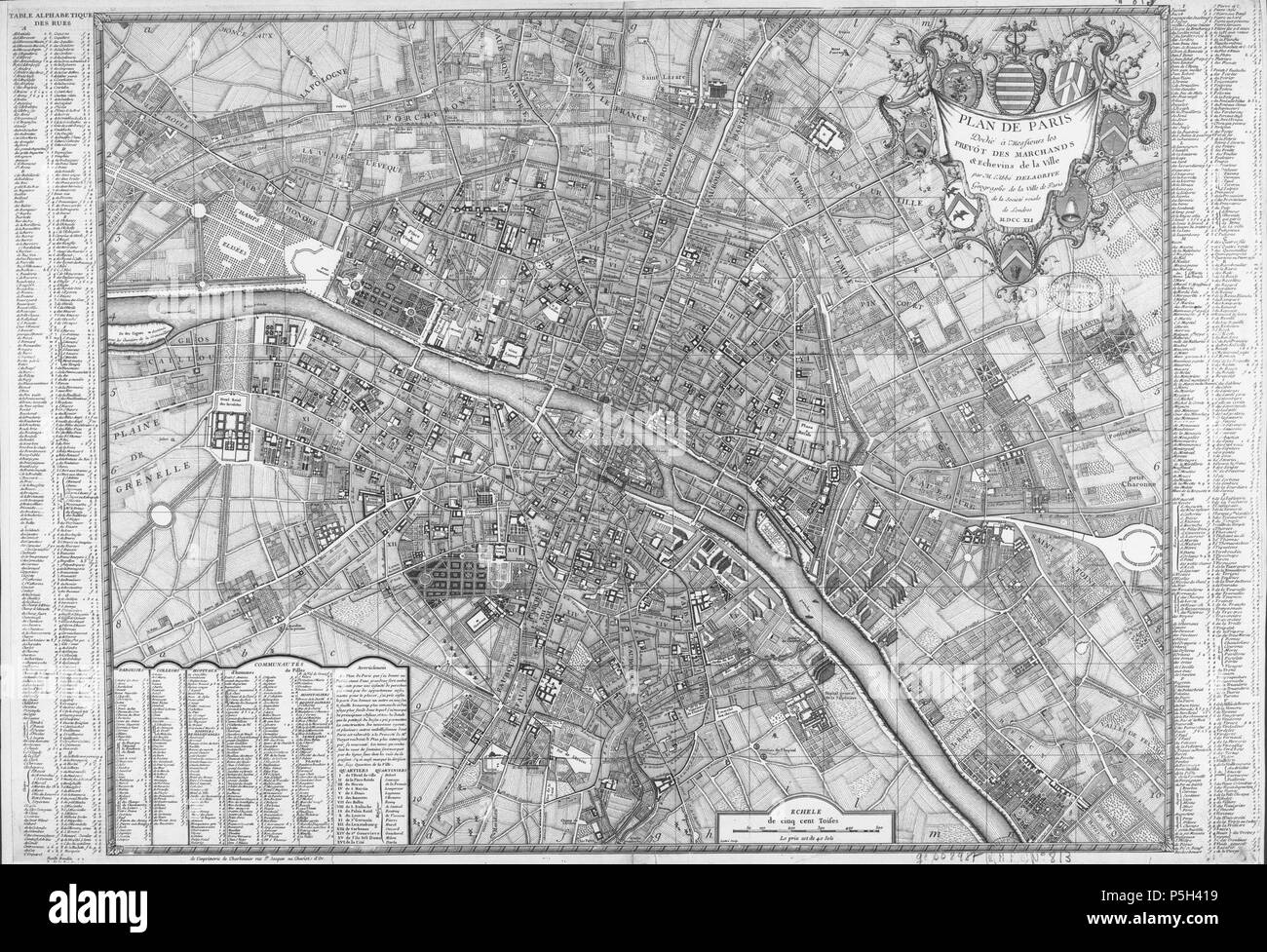 N/A. English: Map of Paris 1760 . 1760. Delagrive 24 1760 Plan de ...