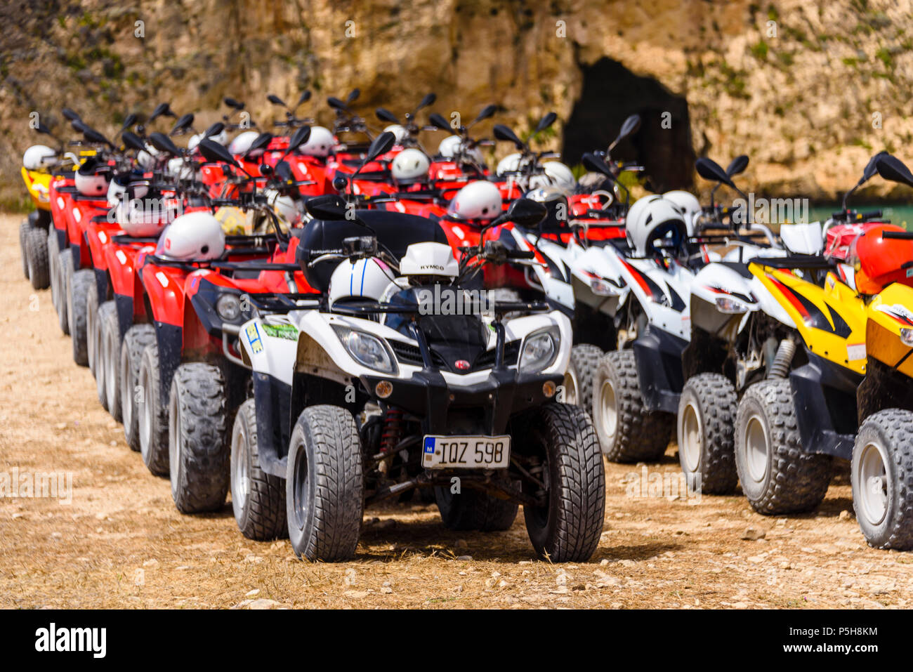 Lots of quad bikes hi-res stock photography and images - Alamy