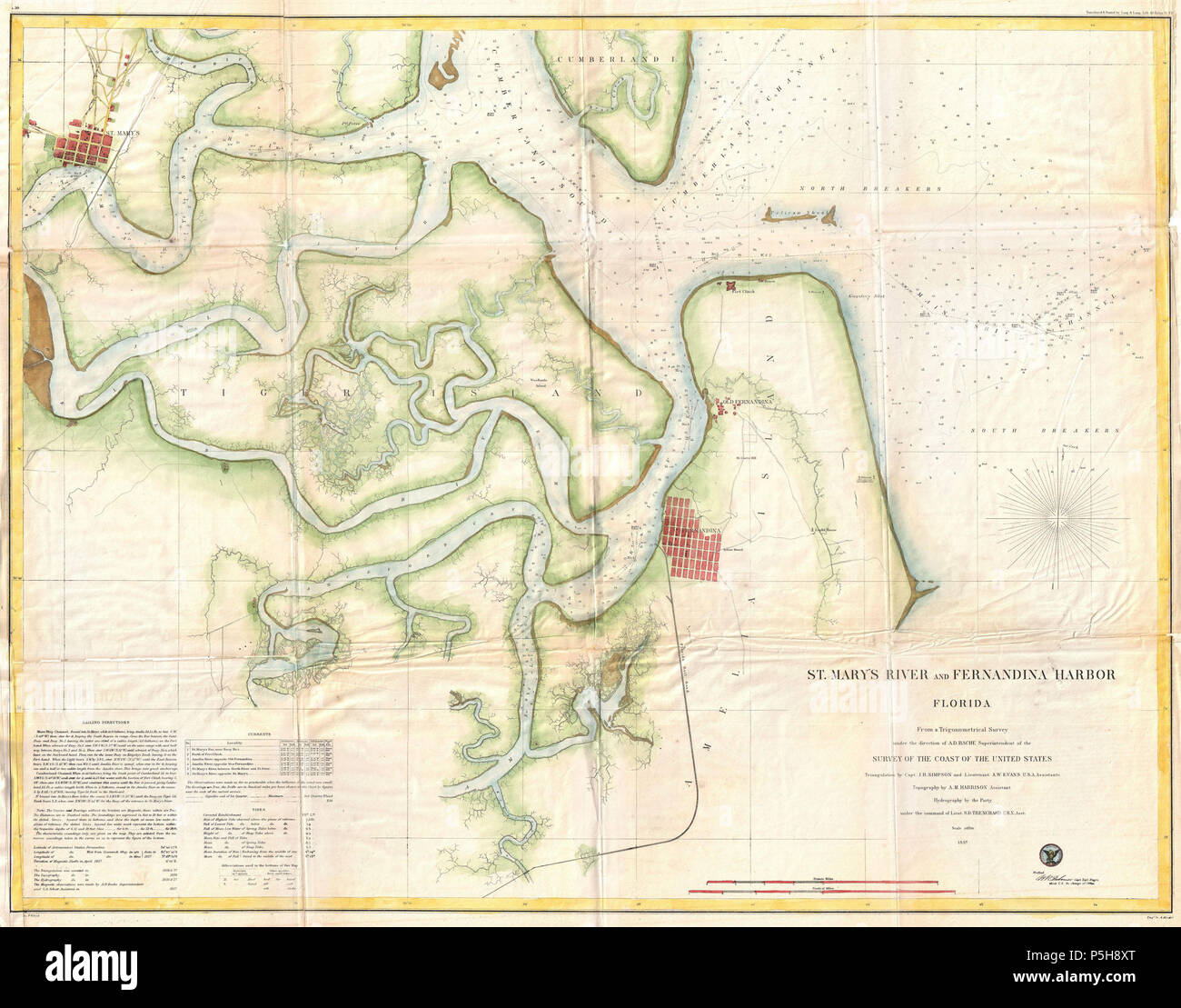 Map of st marys hi-res stock photography and images - Alamy