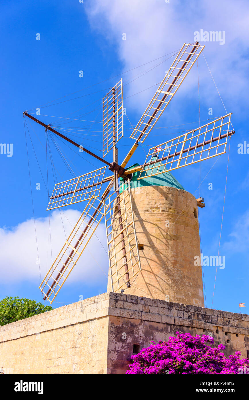 Ta' Kola windmill, Xaghra, Gozo, Malta Stock Photo - Alamy
