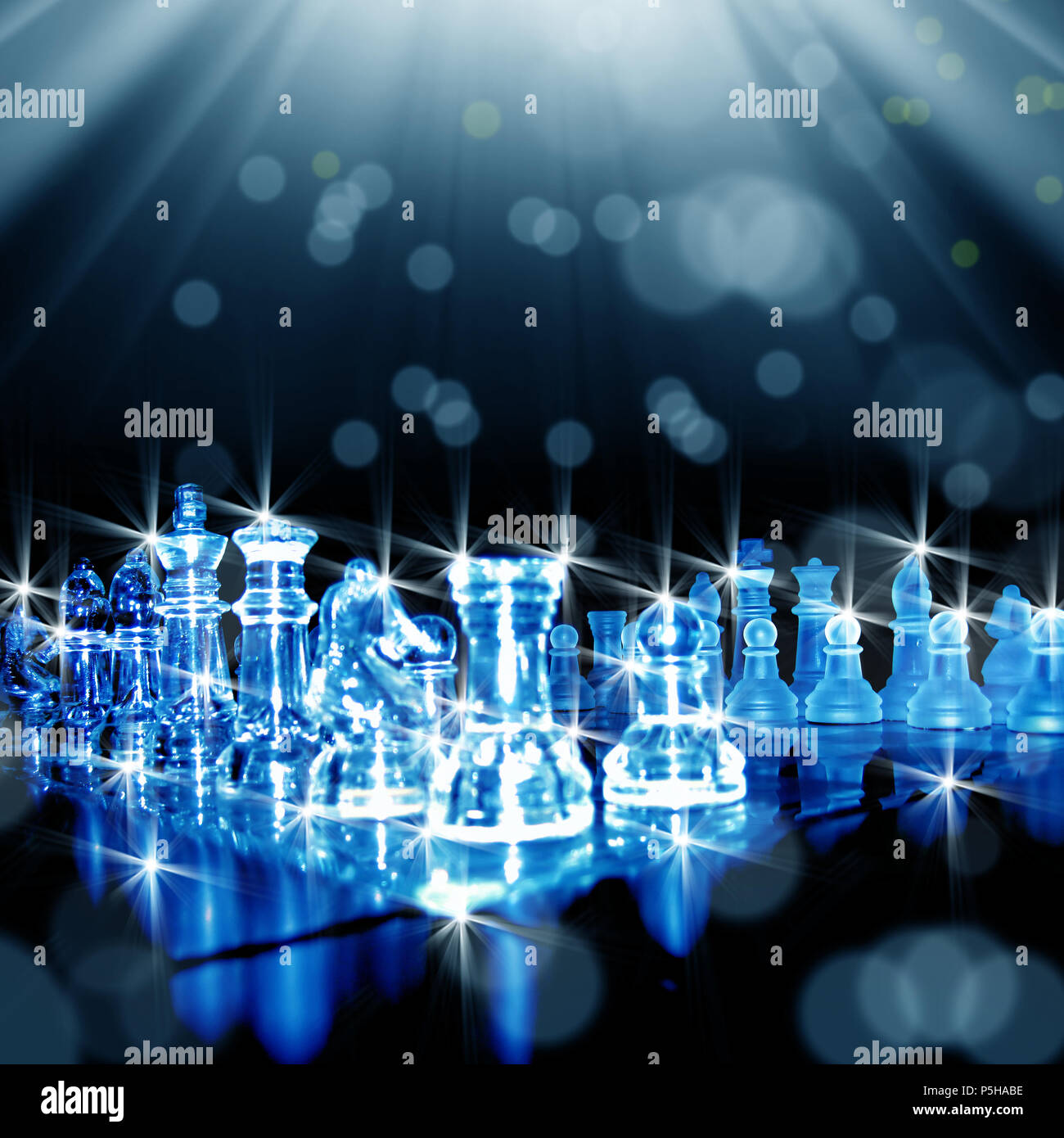 Glass chess board hi-res stock photography and images - Alamy