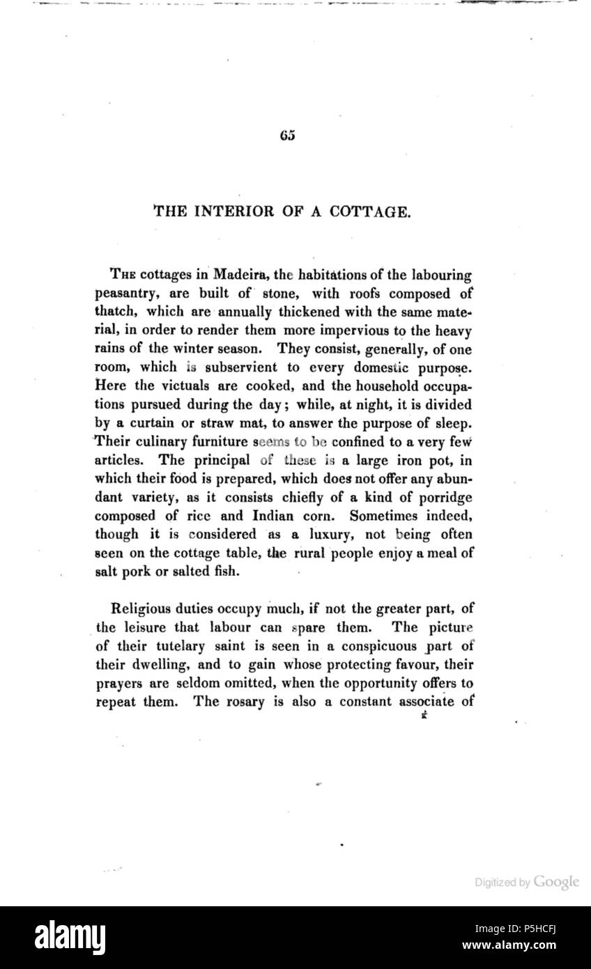 44 A History of Madeira, 1821, p. 65 Stock Photo - Alamy