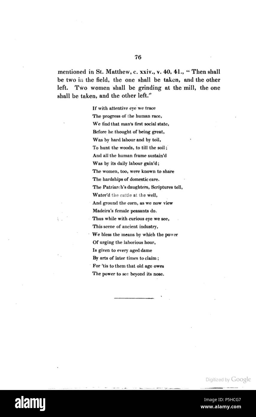 44 A History of Madeira, 1821, p. 76 Stock Photo - Alamy