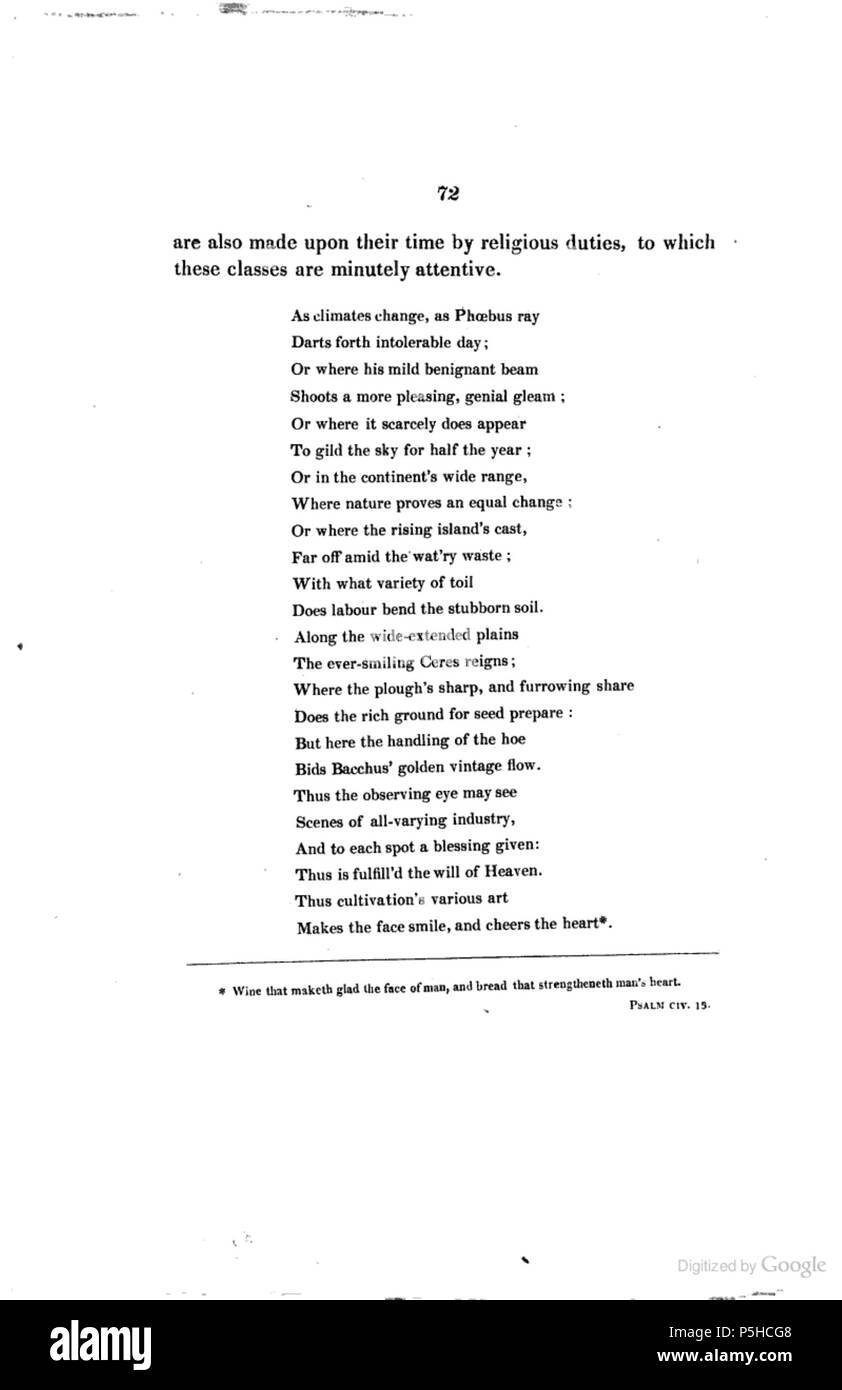 44 A History of Madeira, 1821, p. 72 Stock Photo - Alamy