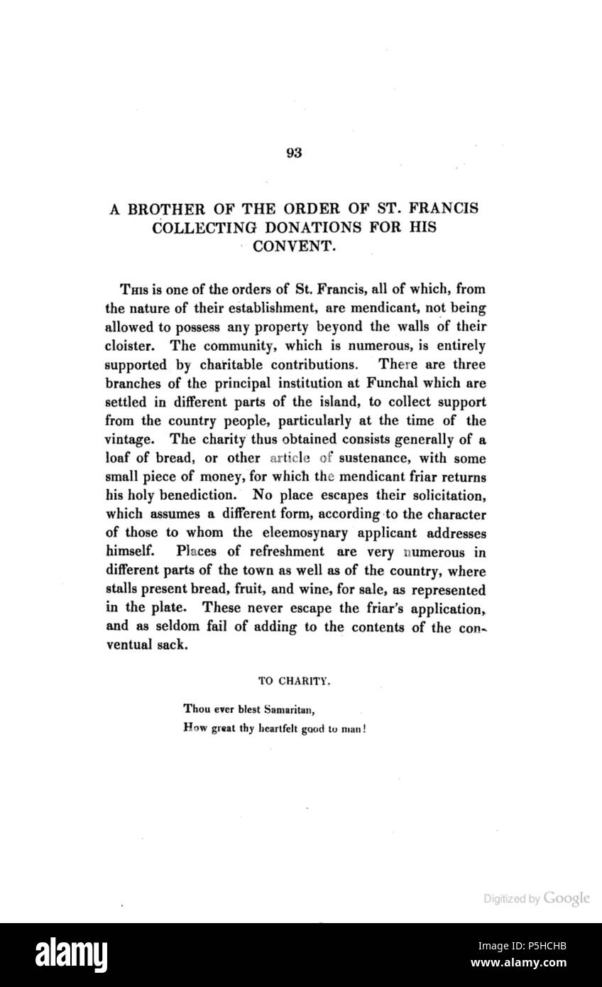 44 A History of Madeira, 1821, p. 93 Stock Photo - Alamy