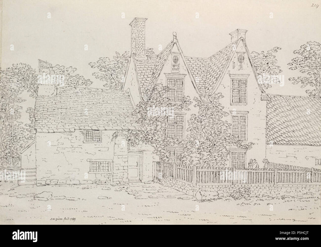 English: A house at Northwick . View of a house at Northwick in ...