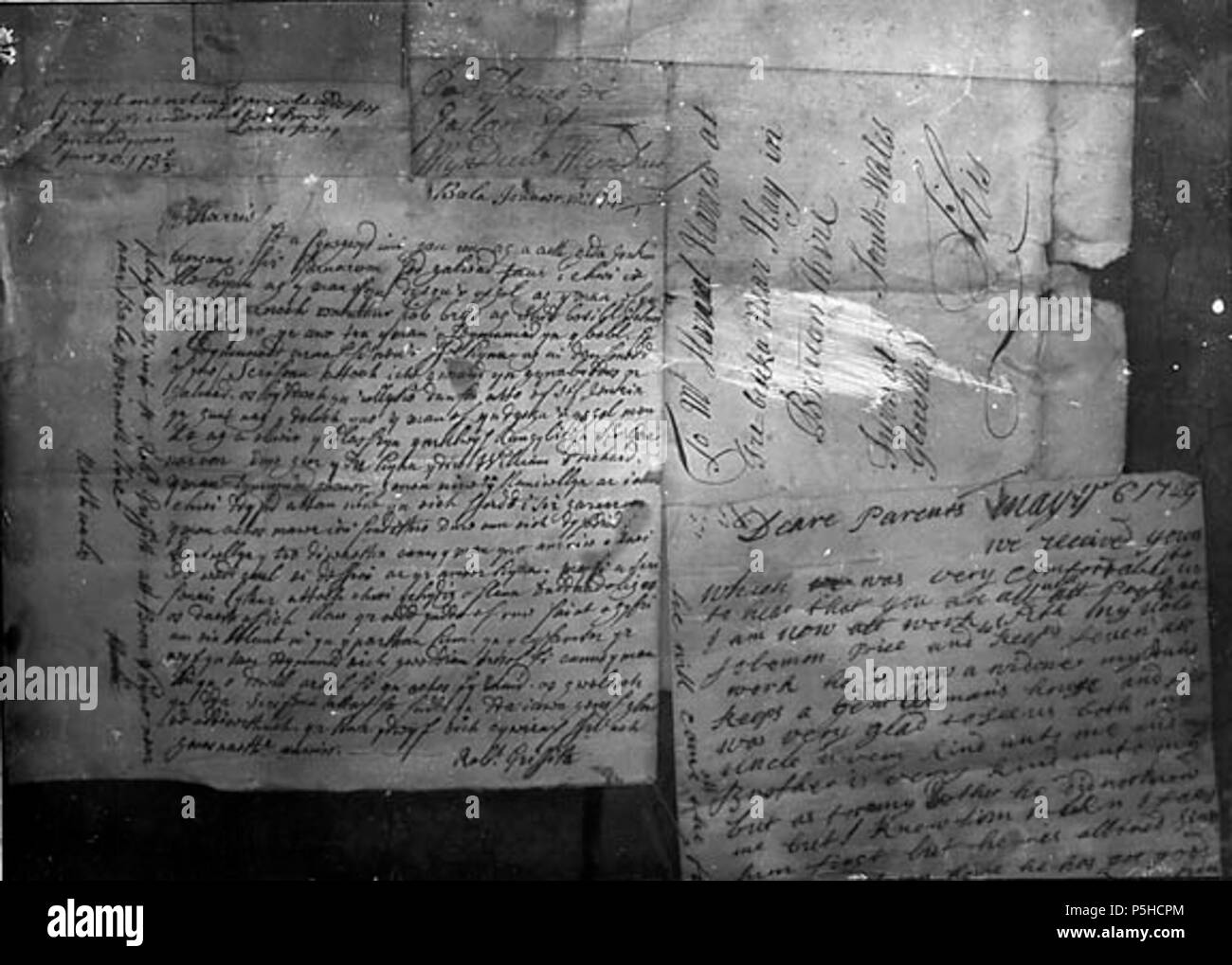 [A letter to Howell Harris in 1746] [graphic].. 1 negative : glass, dry ...