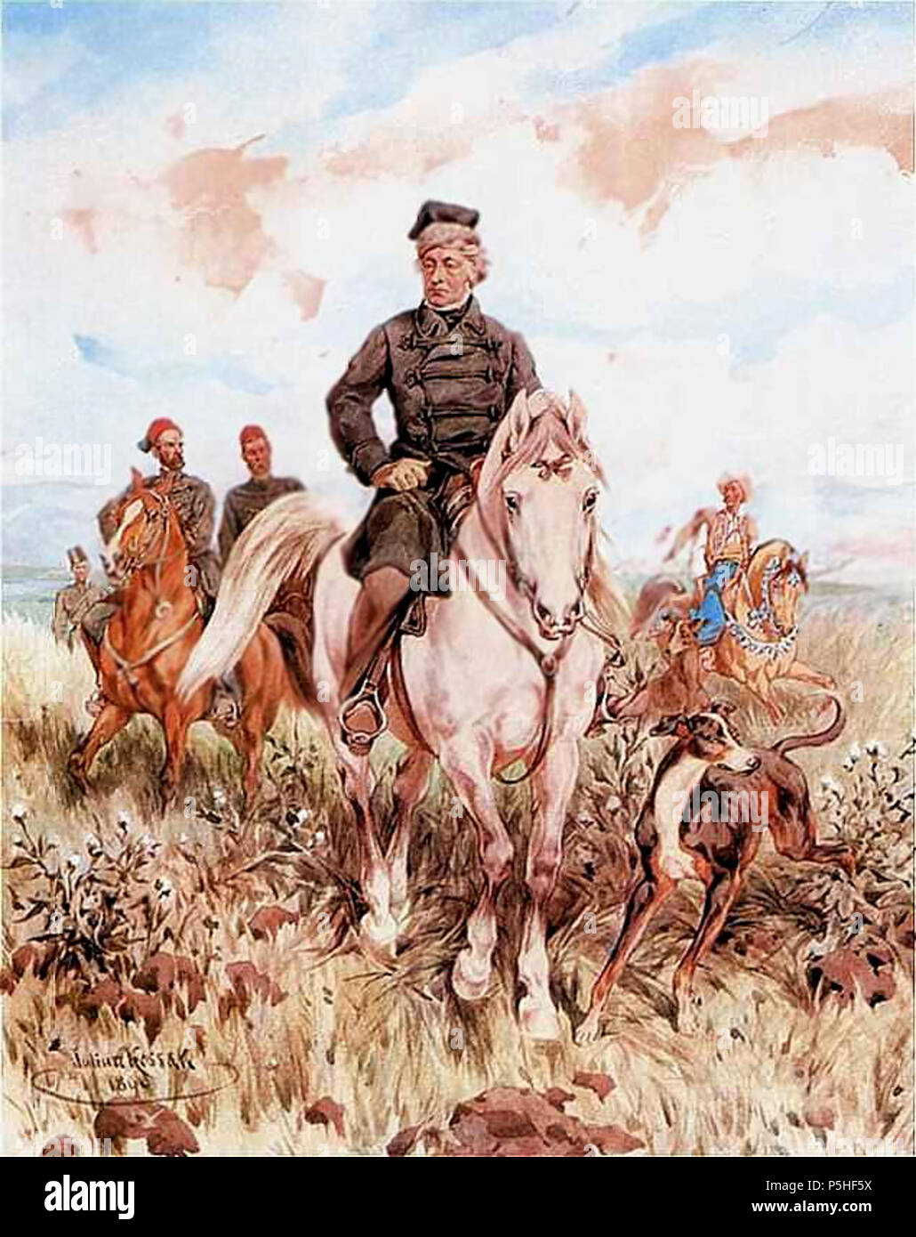 N/A. English: Adam Mickiewicz with Sadik Pasha in Turkey Polski: Adam ...