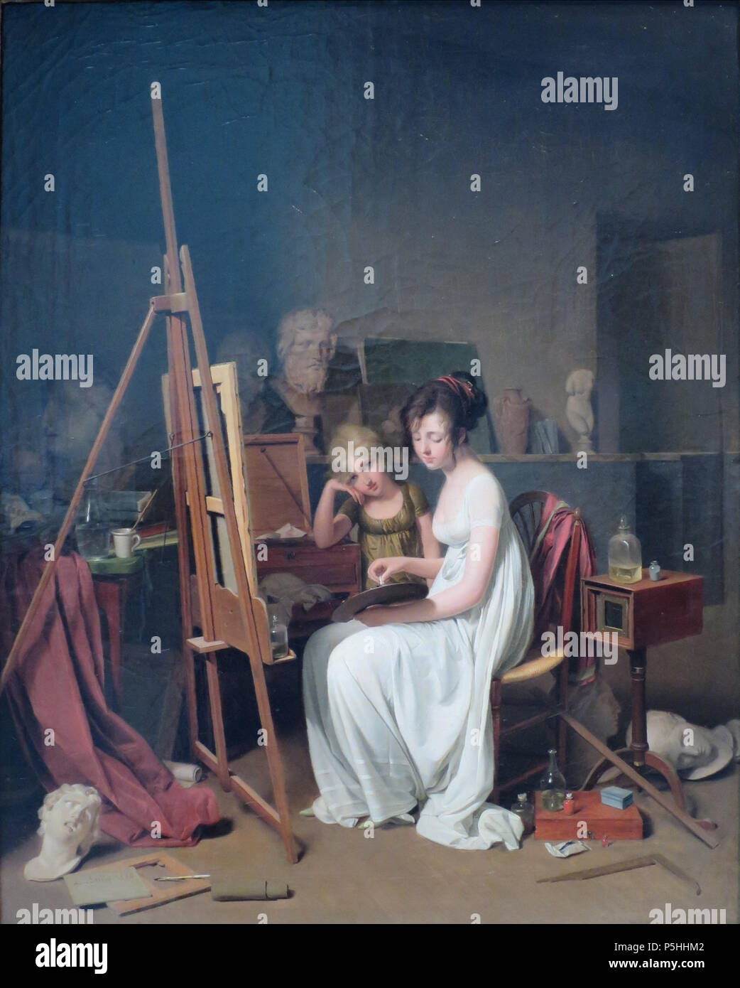 1 'Artist's Studio' by Louis-Léopold Boilly, 1800, Pushkin Museum Stock Photo - Alamy