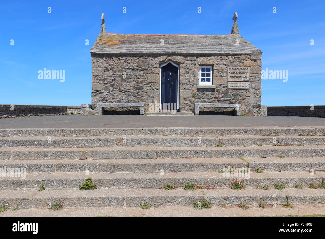 St Nicholas Chapel in St Ives, Cornwall Stock Photo - Alamy