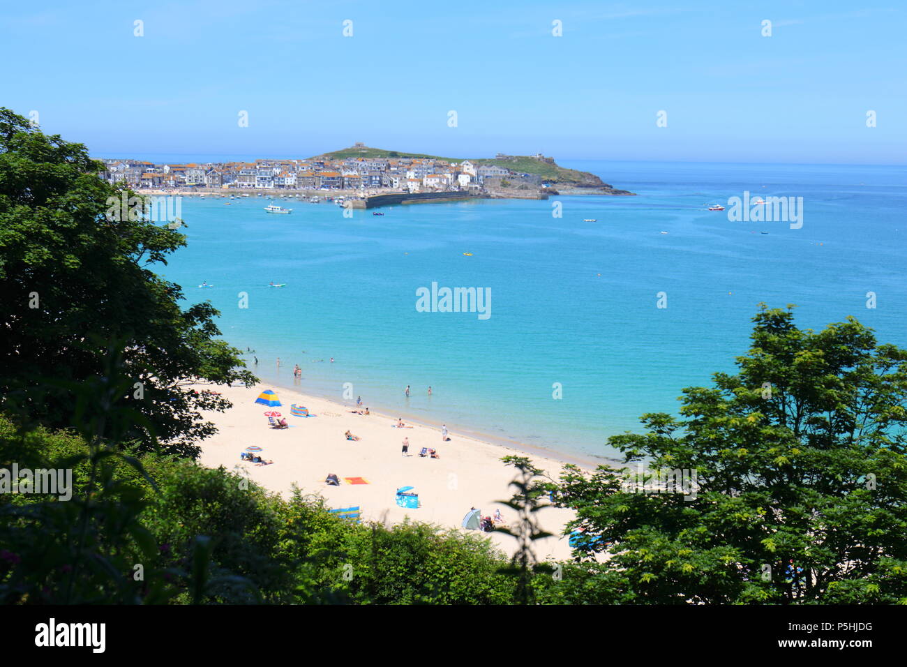 Porthminster Beach - St Ives - Cornwall Stock Photo - Alamy