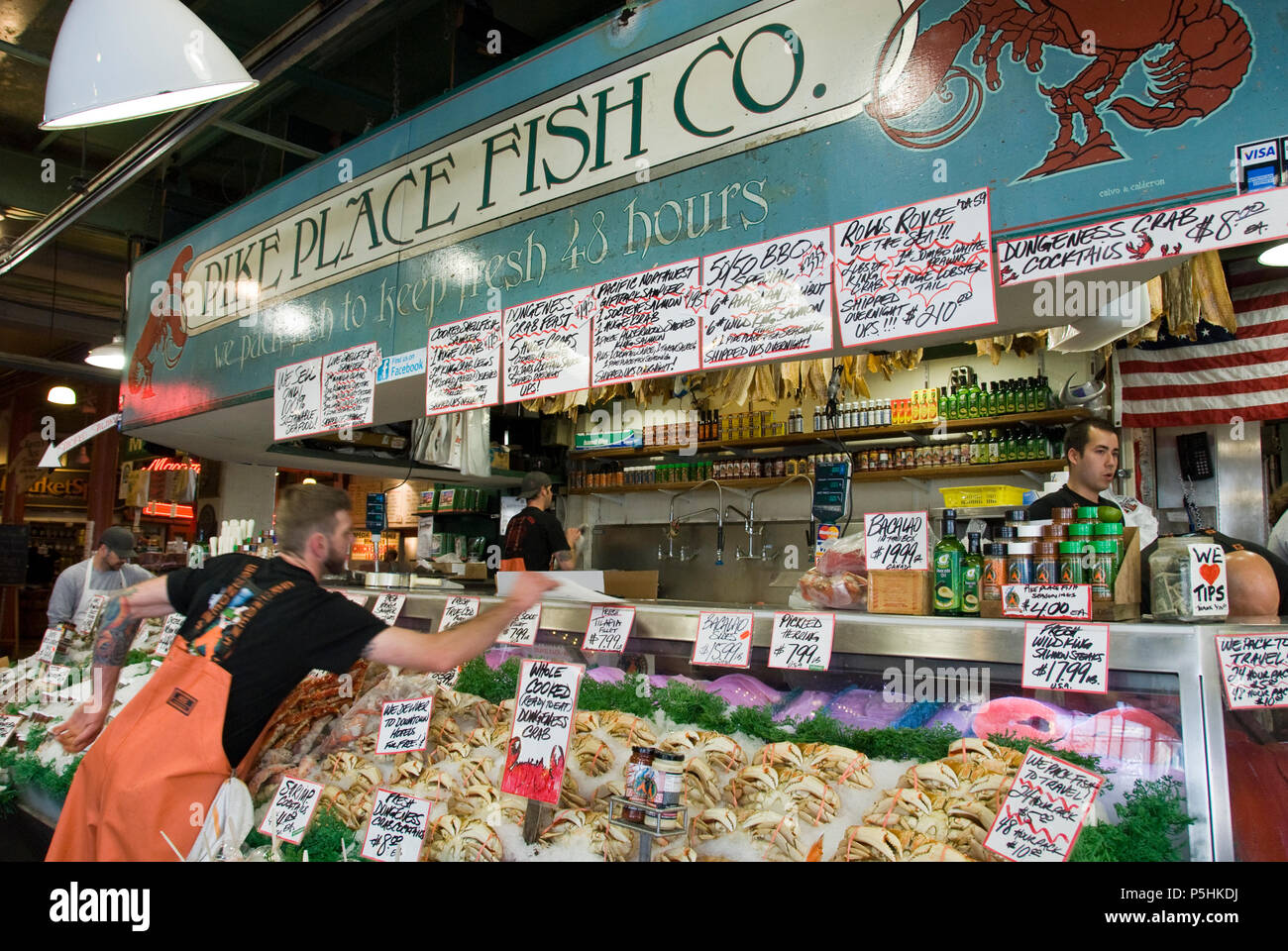 Pikes place public market hi-res stock photography and images - Alamy