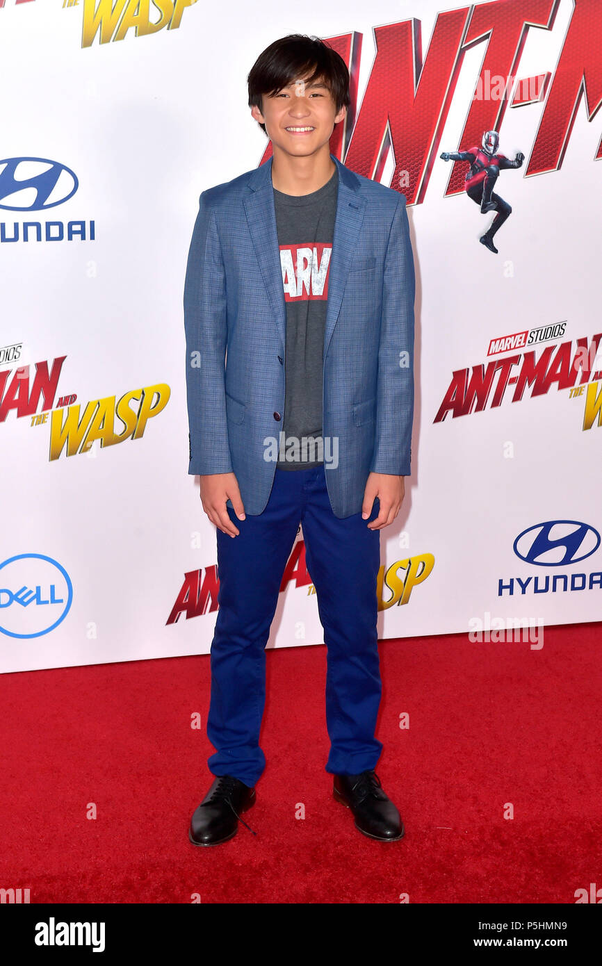 Forrest Wheeler attending the 'Ant-Man and The Wasp' world premiere at ...