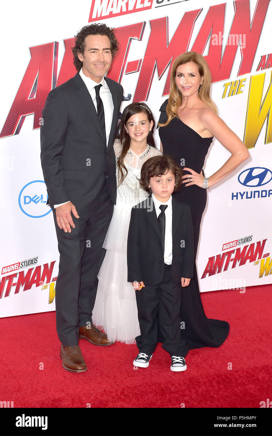 Joshua Taylor Fortson, Abby Ryder Fortson, John Fortson and Christie ...