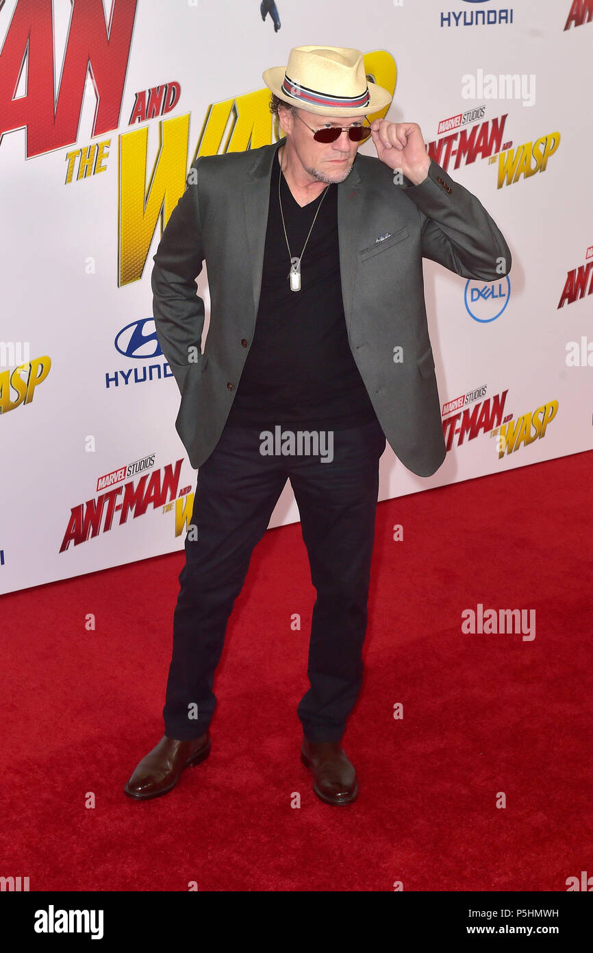 Michael Rooker attending the 'Ant-Man and The Wasp' world premiere at ...