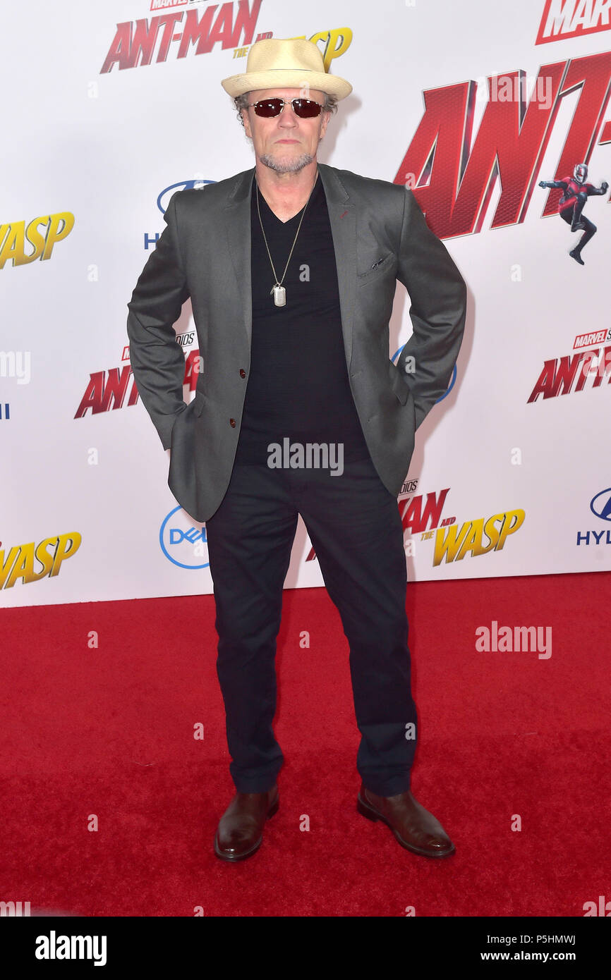 Michael Rooker attending the 'Ant-Man and The Wasp' world premiere at ...