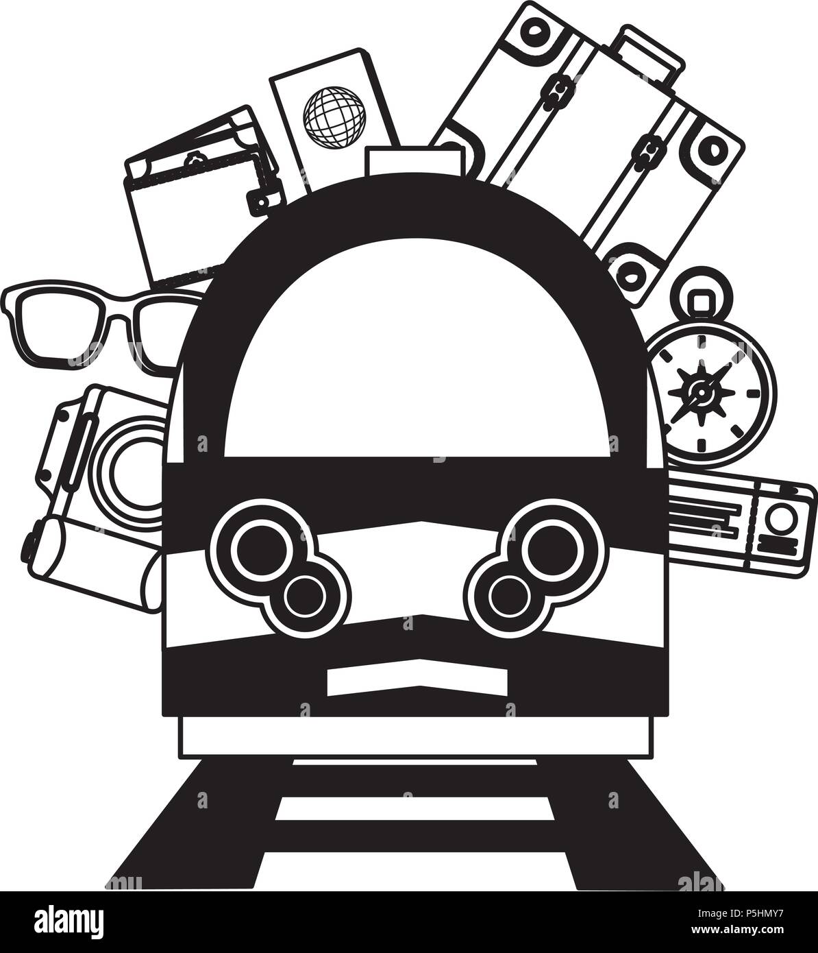 Camera rail Stock Vector Images - Alamy