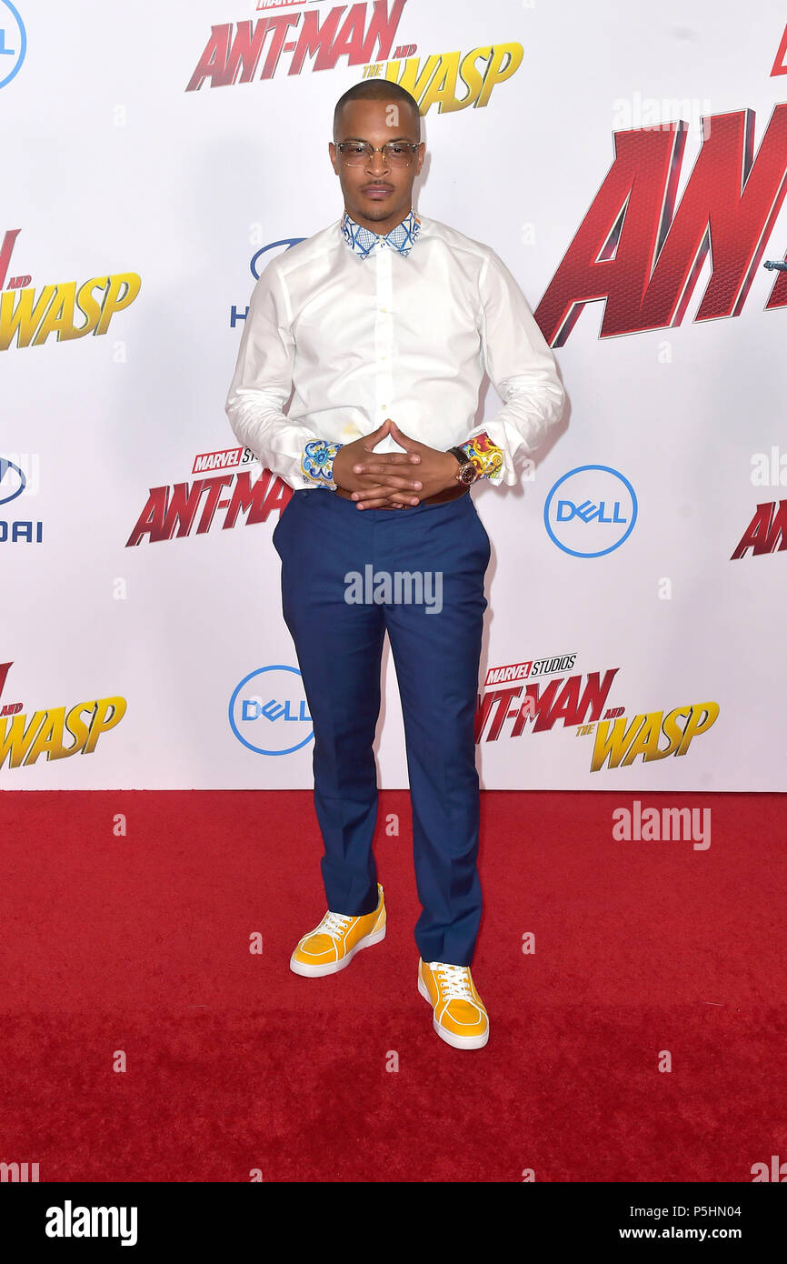 Tip Harris / T.I. attending the 'Ant-Man and The Wasp' world premiere ...