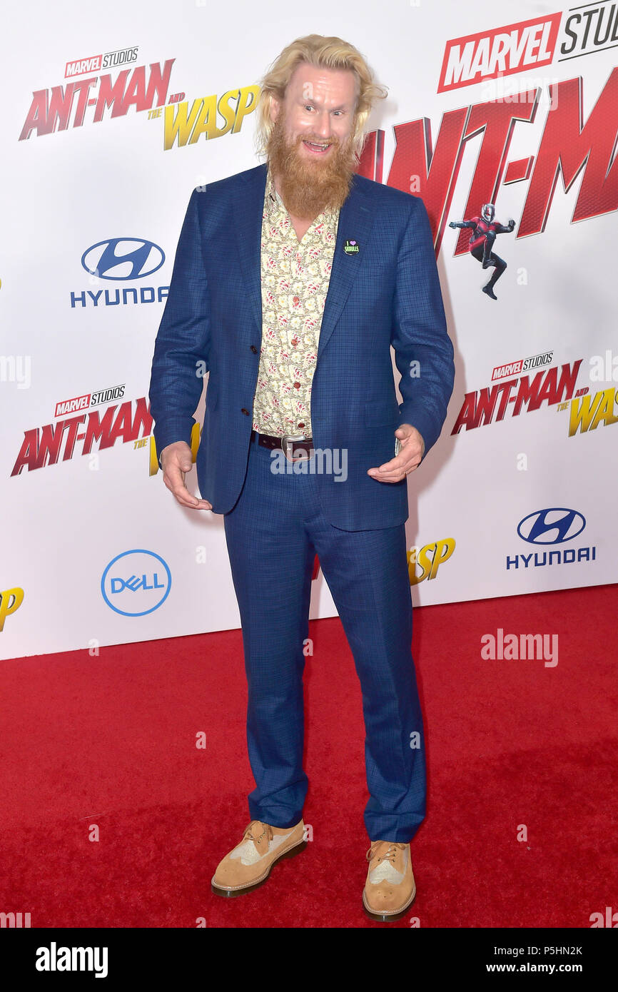 Rune Temte attending the 'Ant-Man and The Wasp' world premiere at El ...