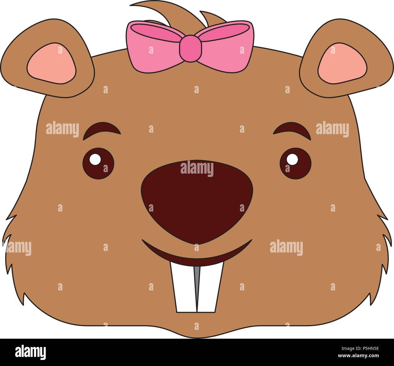 Female beaver Stock Vector Images - Alamy