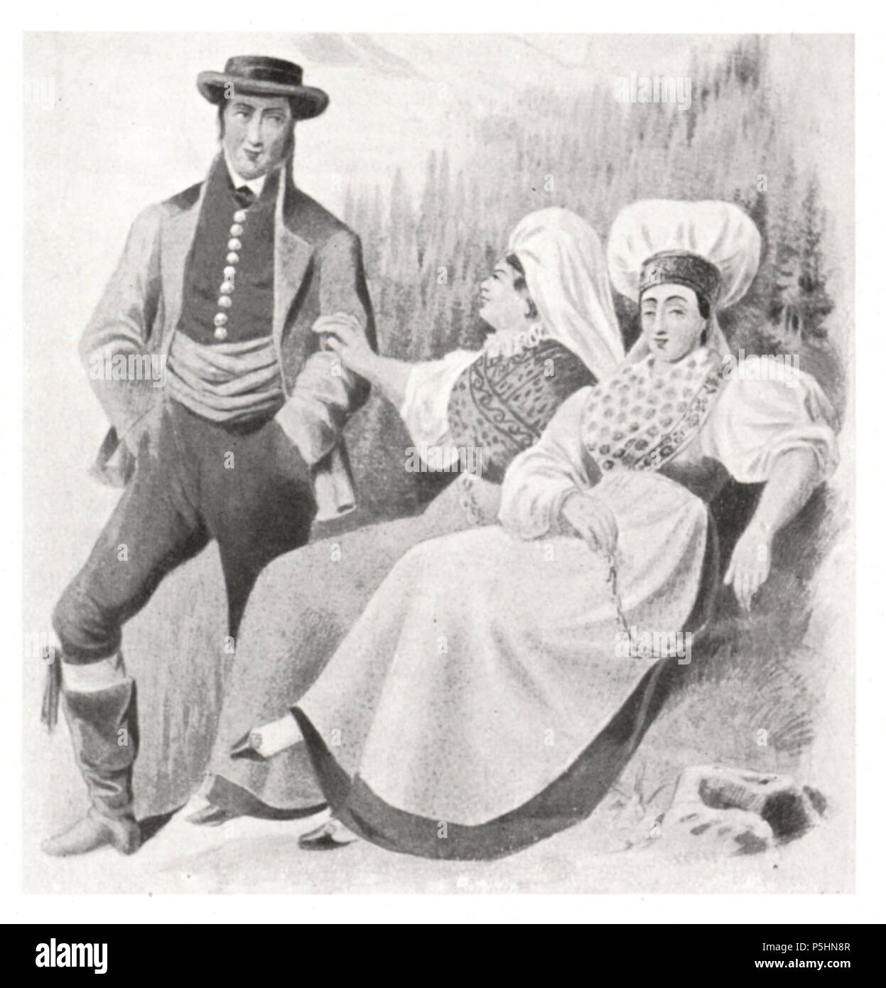 N/A. Traditional costumes of Lower Styria, Styria . between 1850 and ...