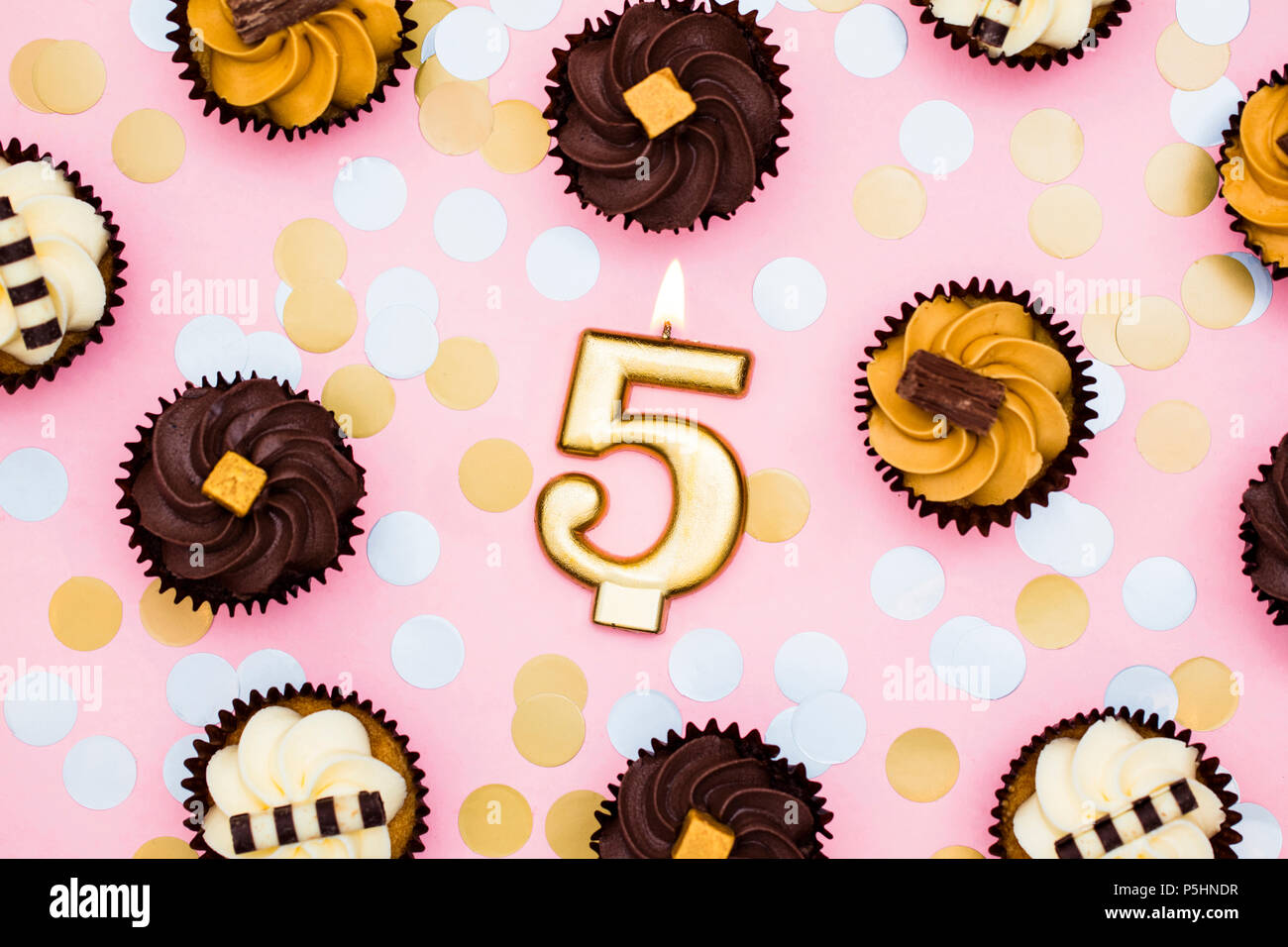 5th birthday cake hi-res stock photography and images - Alamy