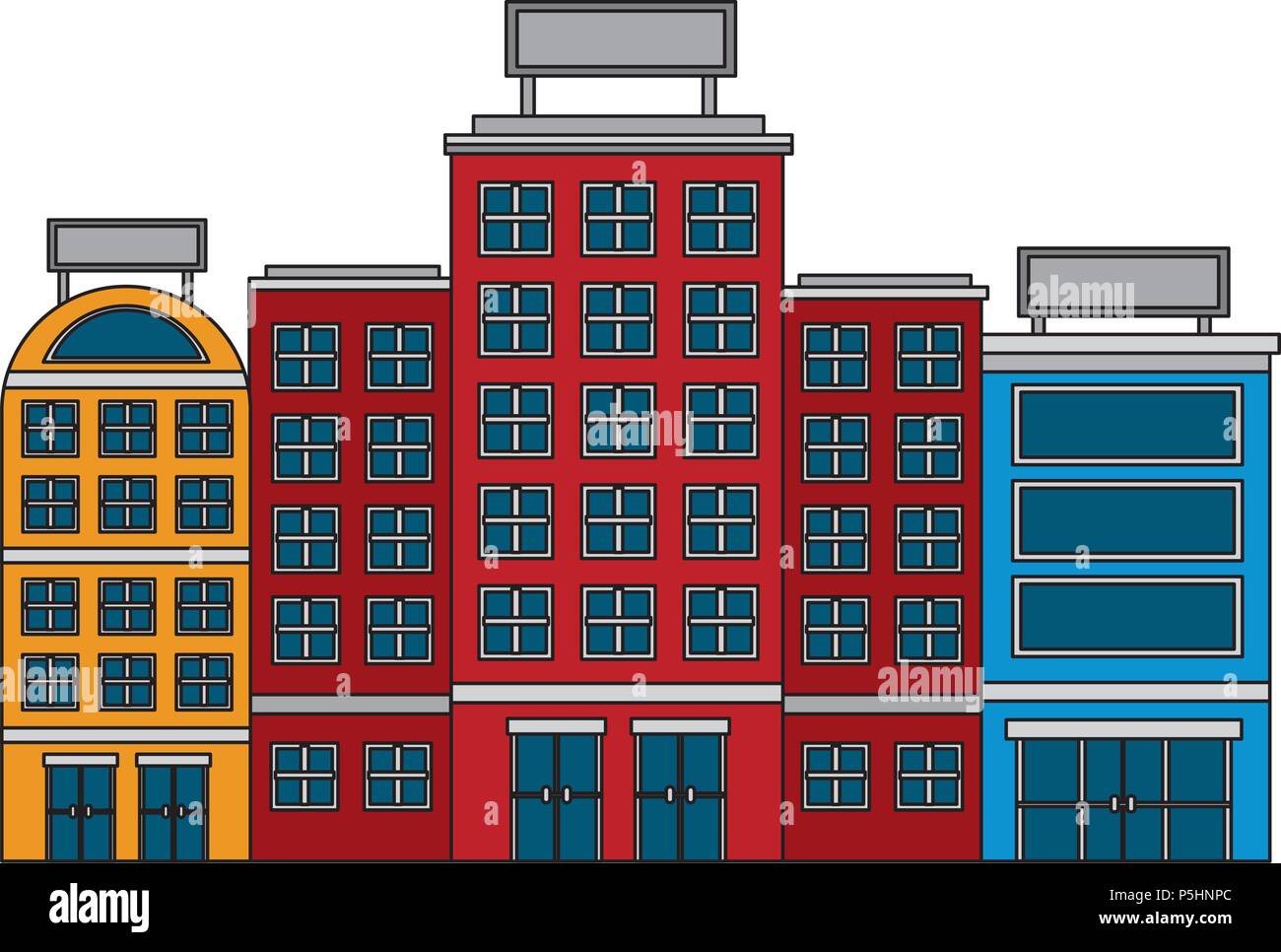 building hotel isolated icon vector illustration design Stock Vector ...