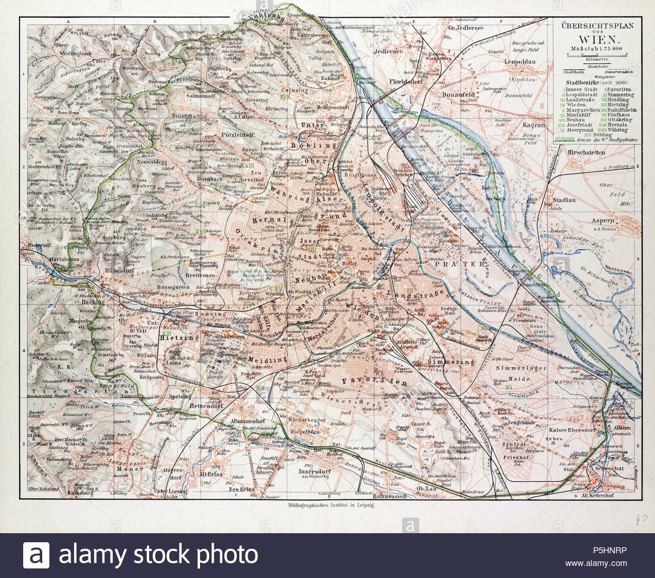 Map Of Vienna Stock Photos & Map Of Vienna Stock Images - Alamy