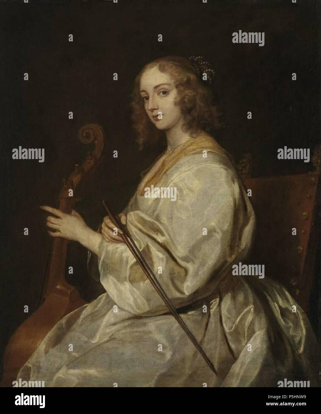 Portrait of Mary Ruthven, wife of van Dyck German: Porträt der Mary ...