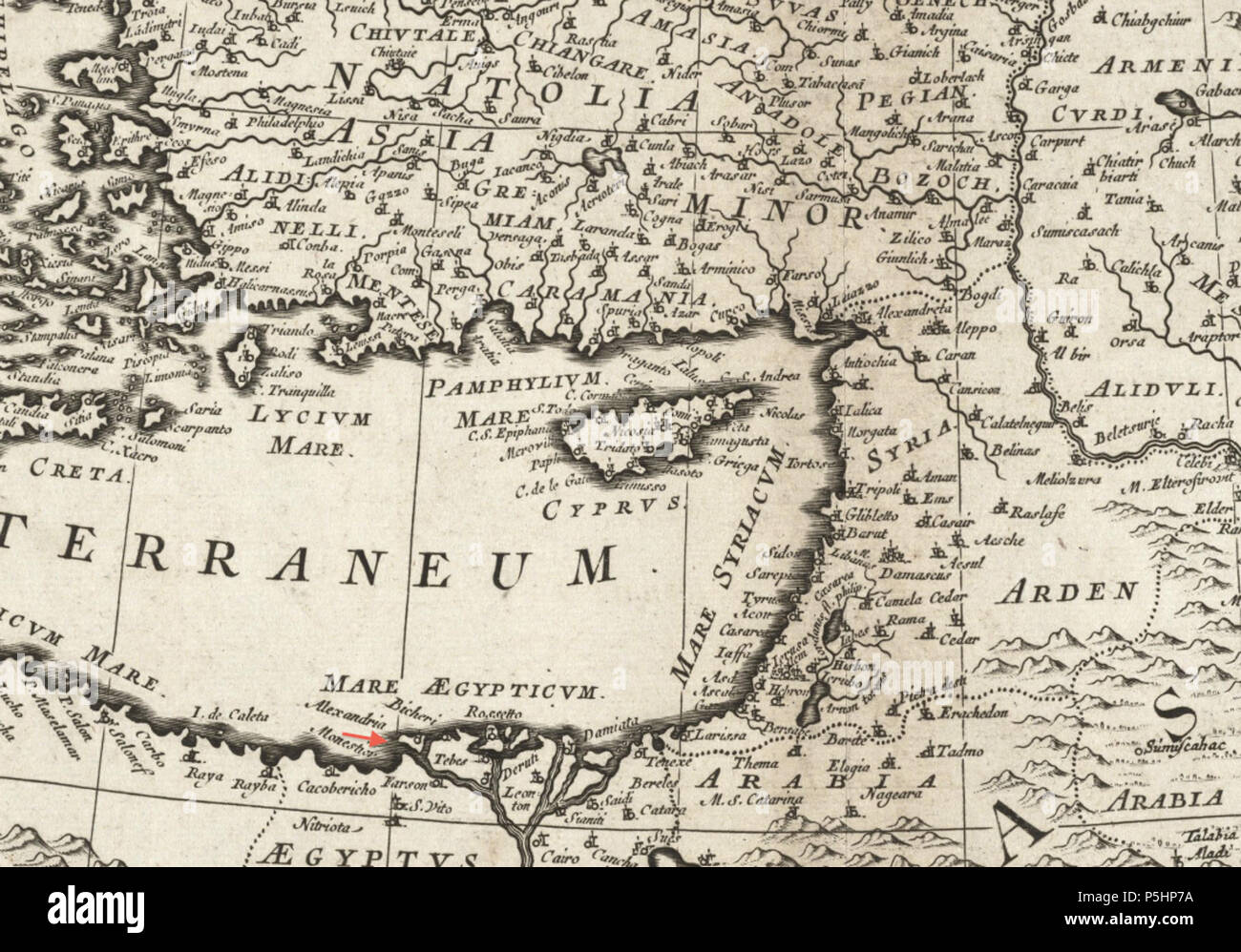 Alexandria map hi-res stock photography and images - Alamy