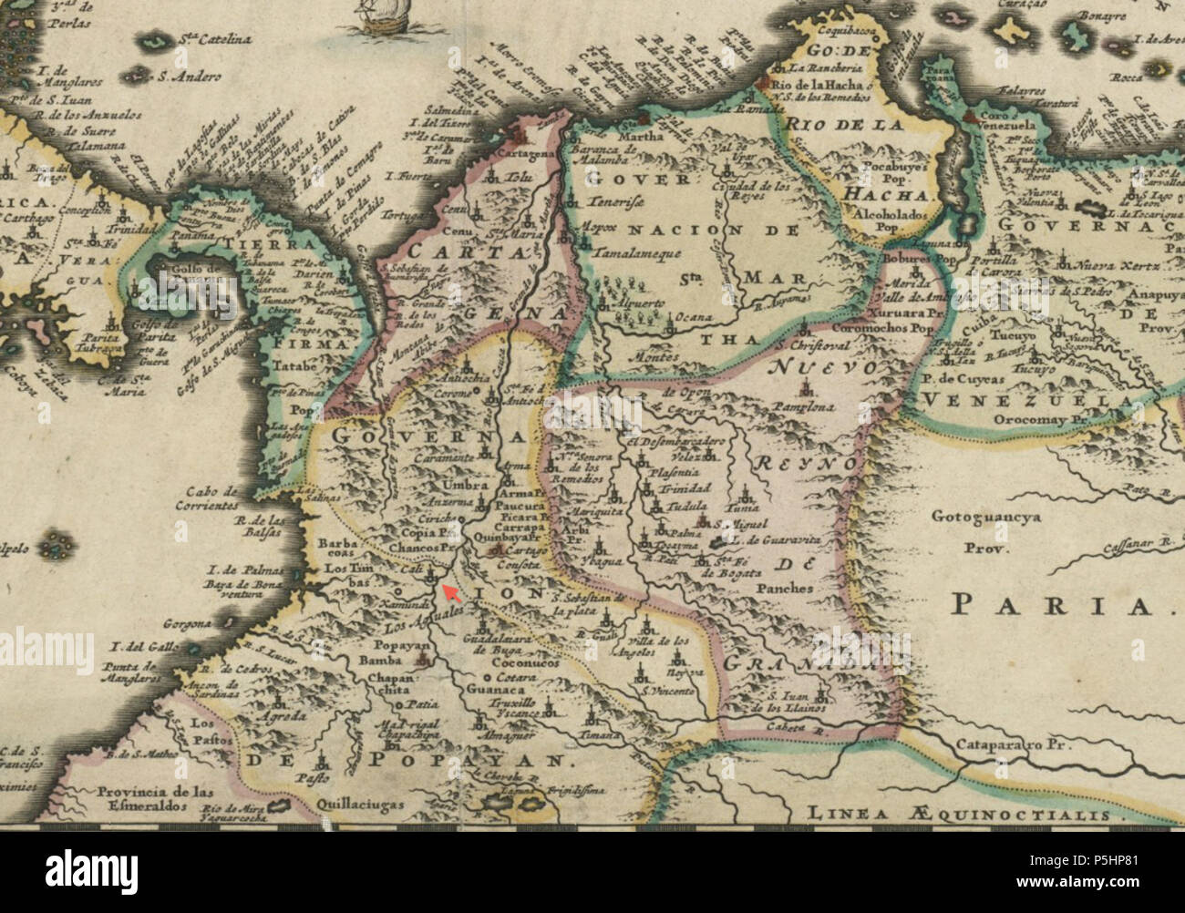 20 1680 Cali detail map Insulae Americanae in Oceano Septentrionali by ...
