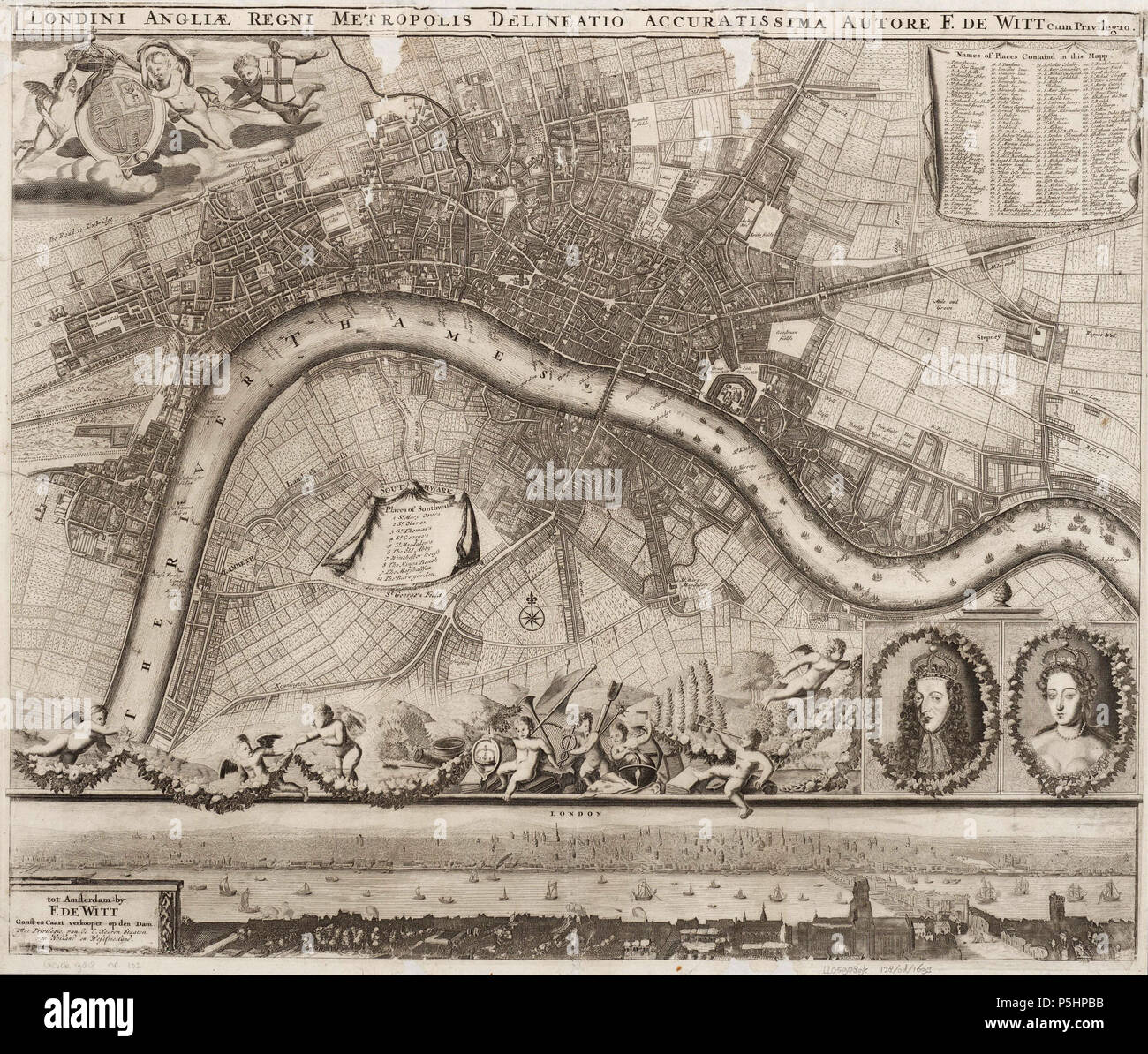 1693 map hi-res stock photography and images - Alamy