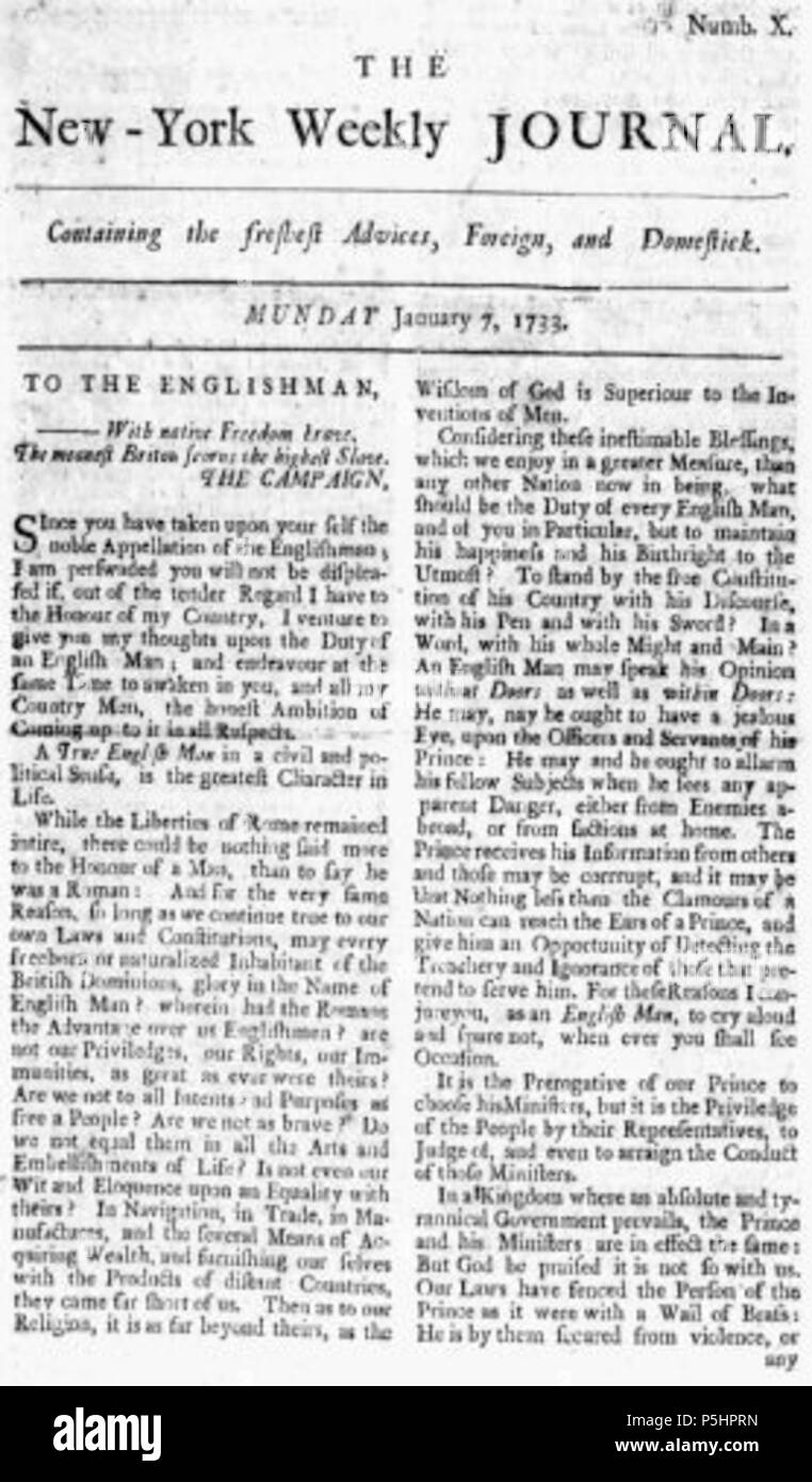 American colonies newspapers hi-res stock photography and images - Alamy