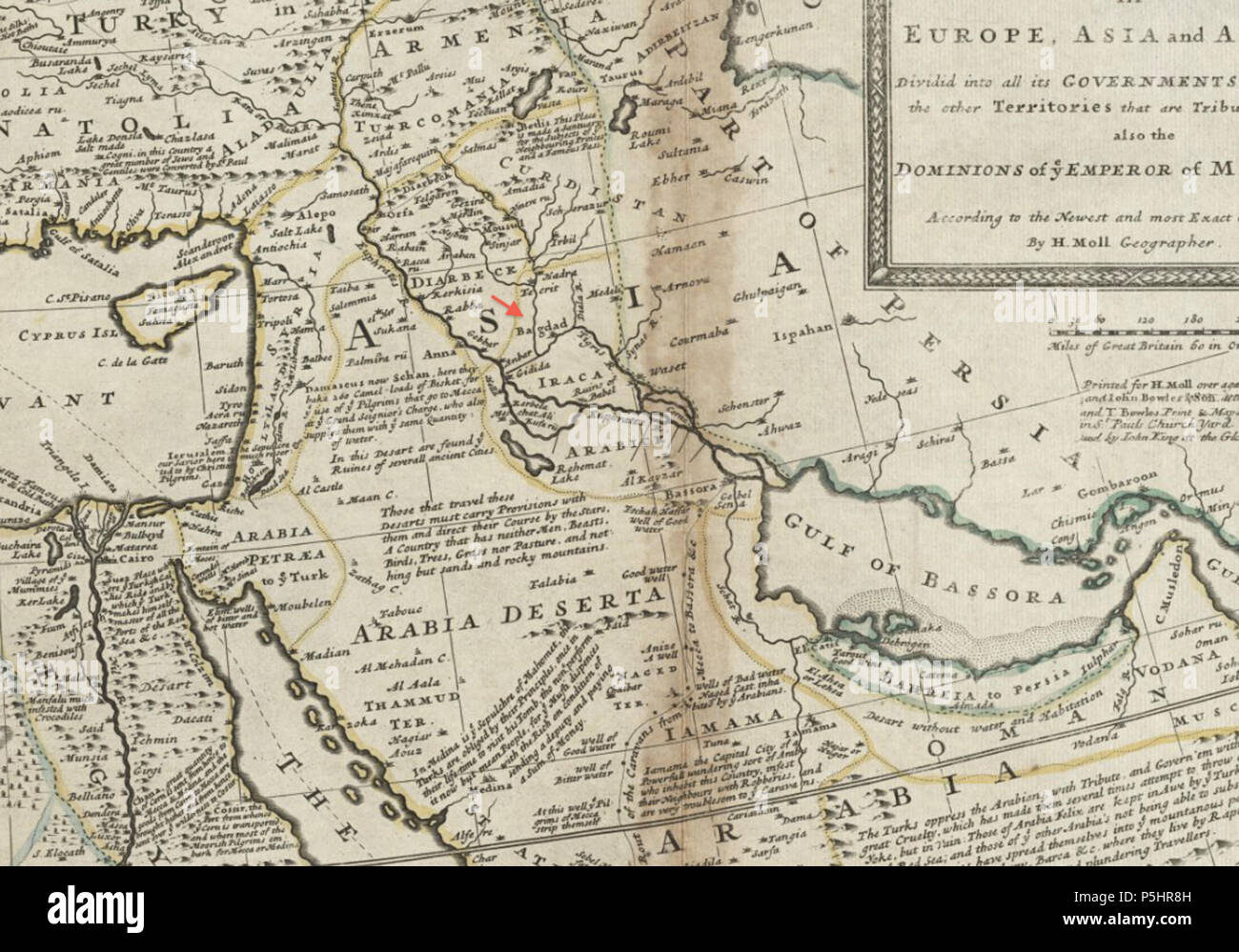 Map of bagdad hi-res stock photography and images - Alamy