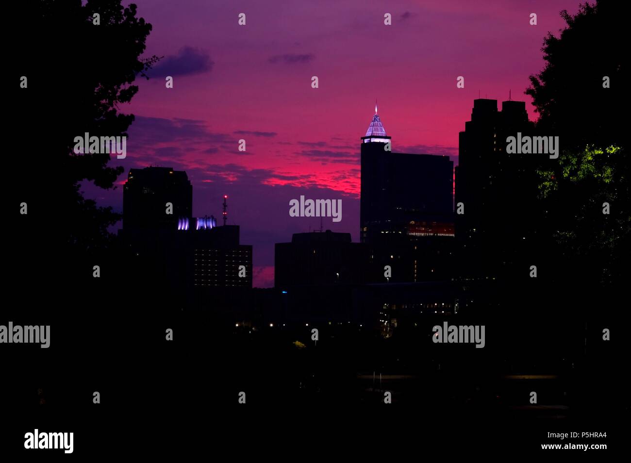 Downtown raleigh skyline hi-res stock photography and images - Alamy