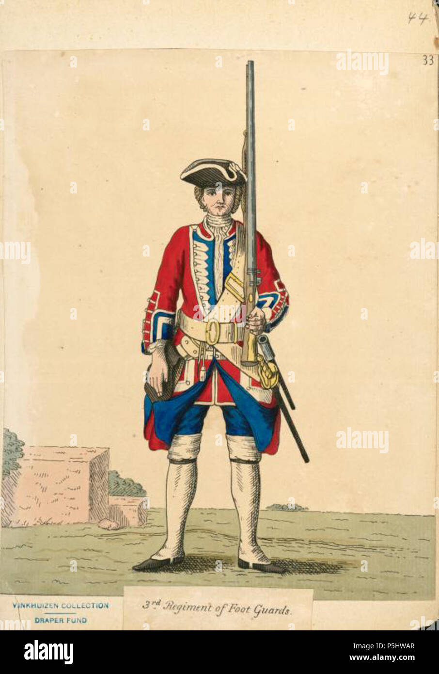 Foot guards regiments of the british army hi-res stock photography and ...