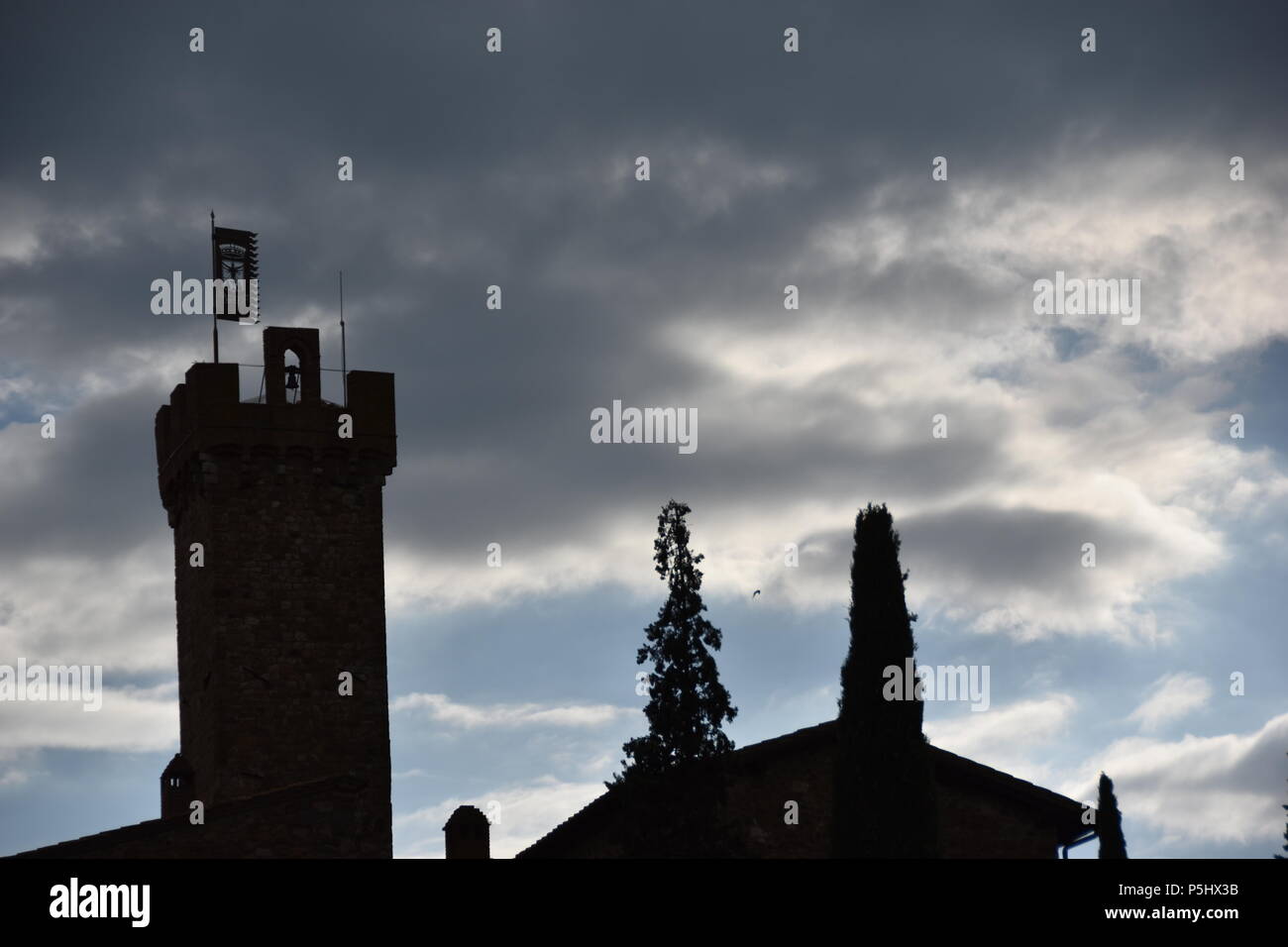 Banfi Castle Italy High Resolution Stock Photography and Images - Alamy