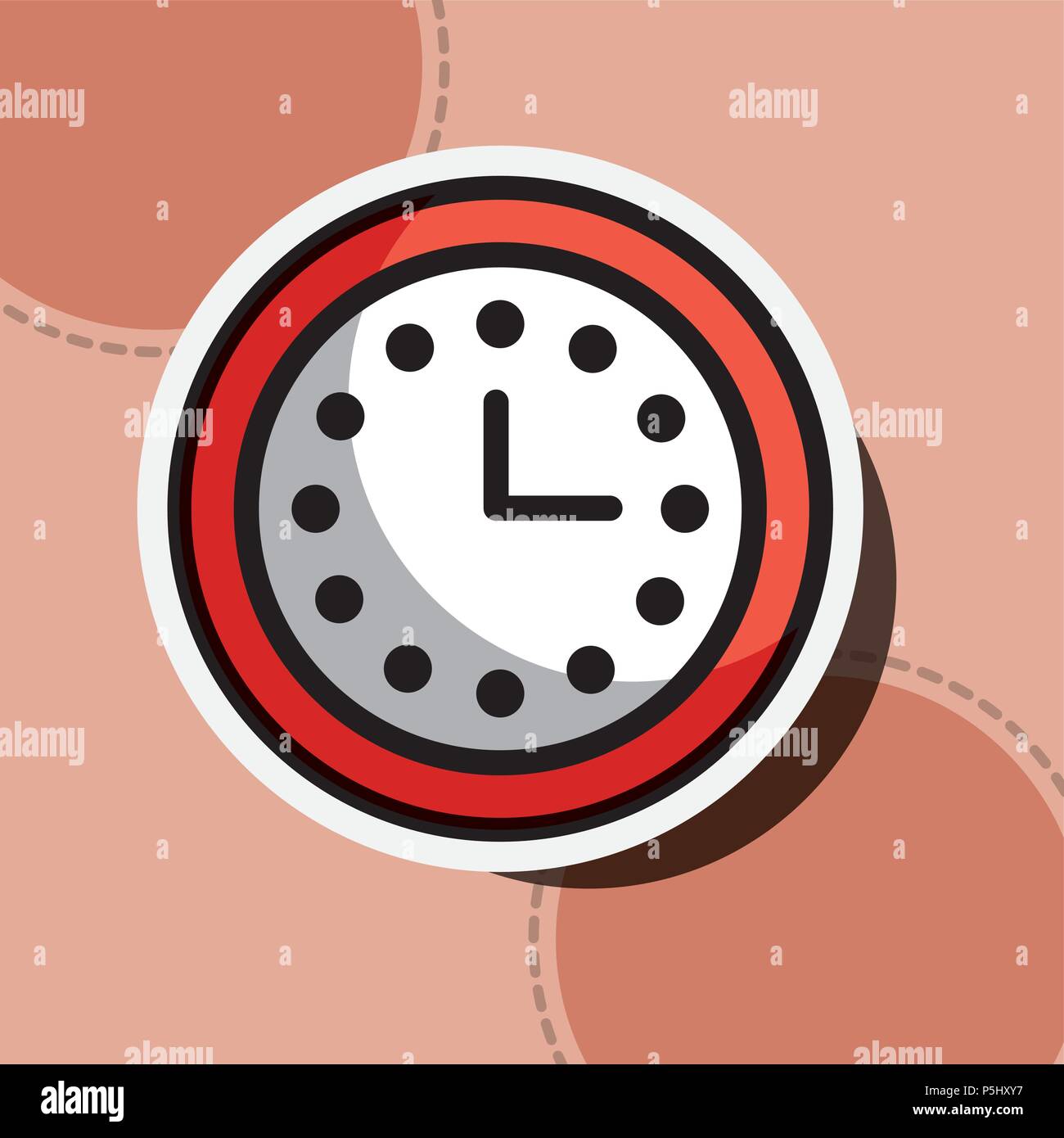 logistics clock time business customer service vector illustration ...