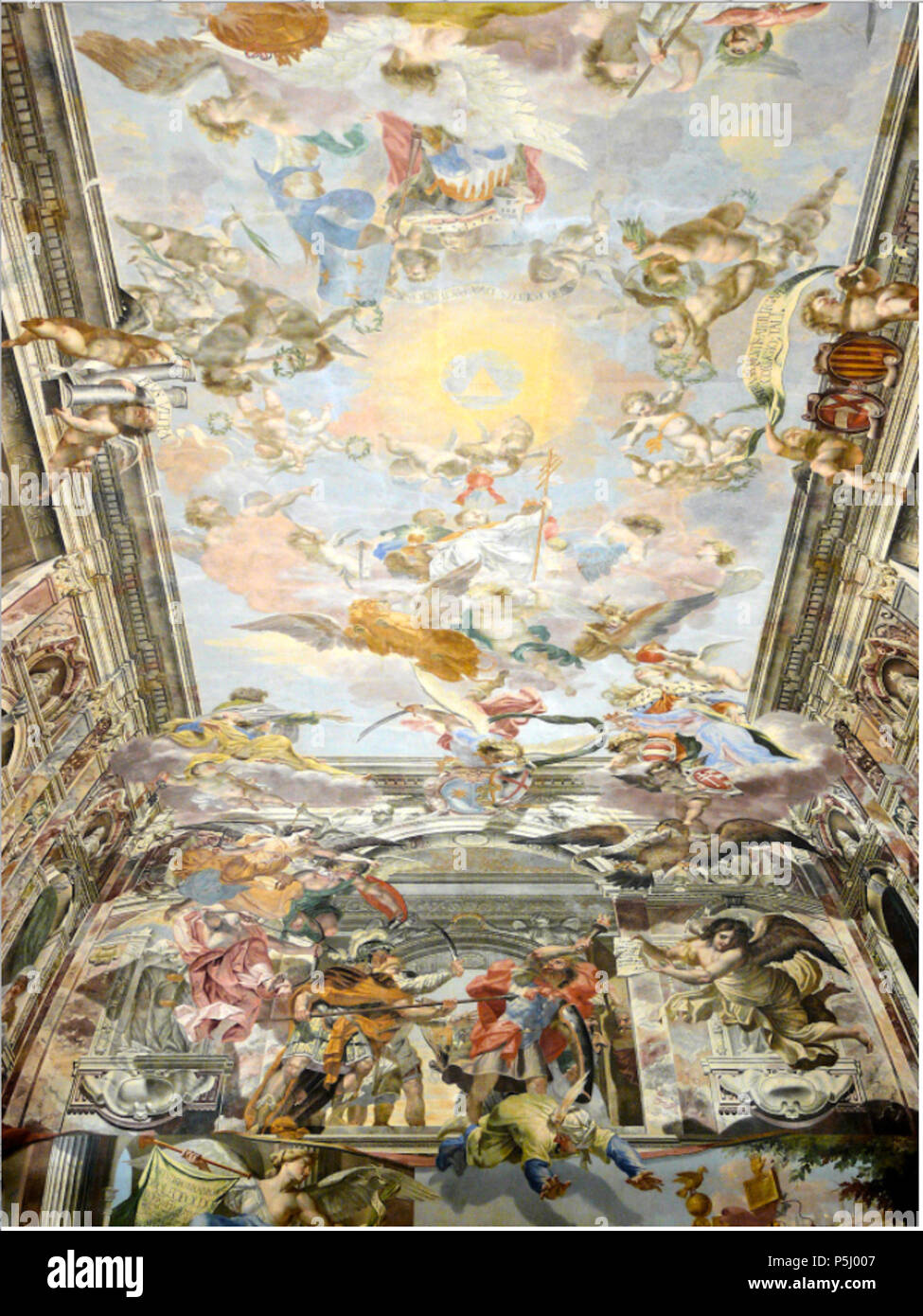 English: Troja Palace Fresco - Ceiling Nederlands: Troja paleis fresco ...