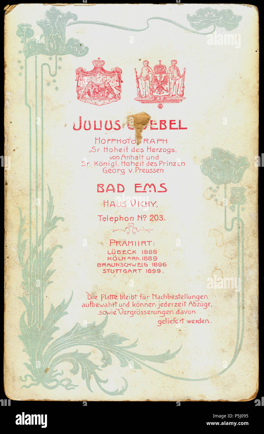 1850er Album Apothekerfamilie Portwich Hannover Herrenhausen Kirchrode ...