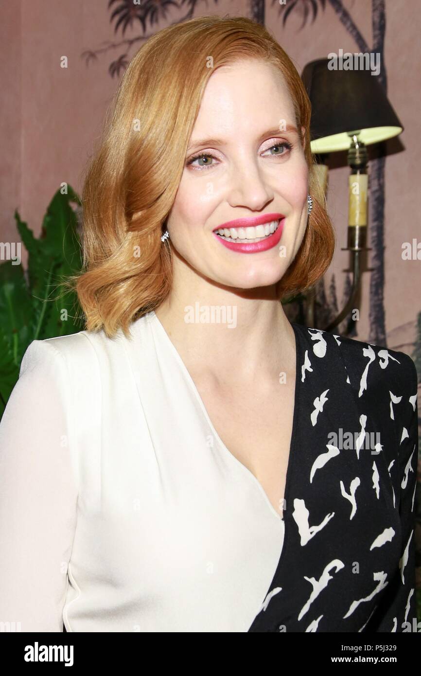 New York, NY, USA. 26th June, 2018. Jessica Chastain at arrivals for ...