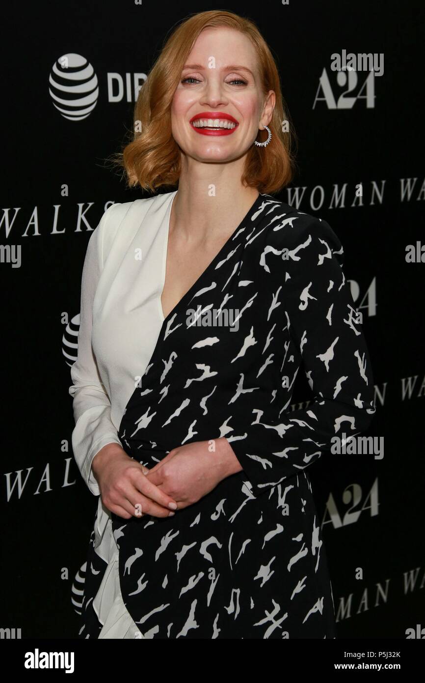 New York, NY, USA. 26th June, 2018. Jessica Chastain at arrivals for ...